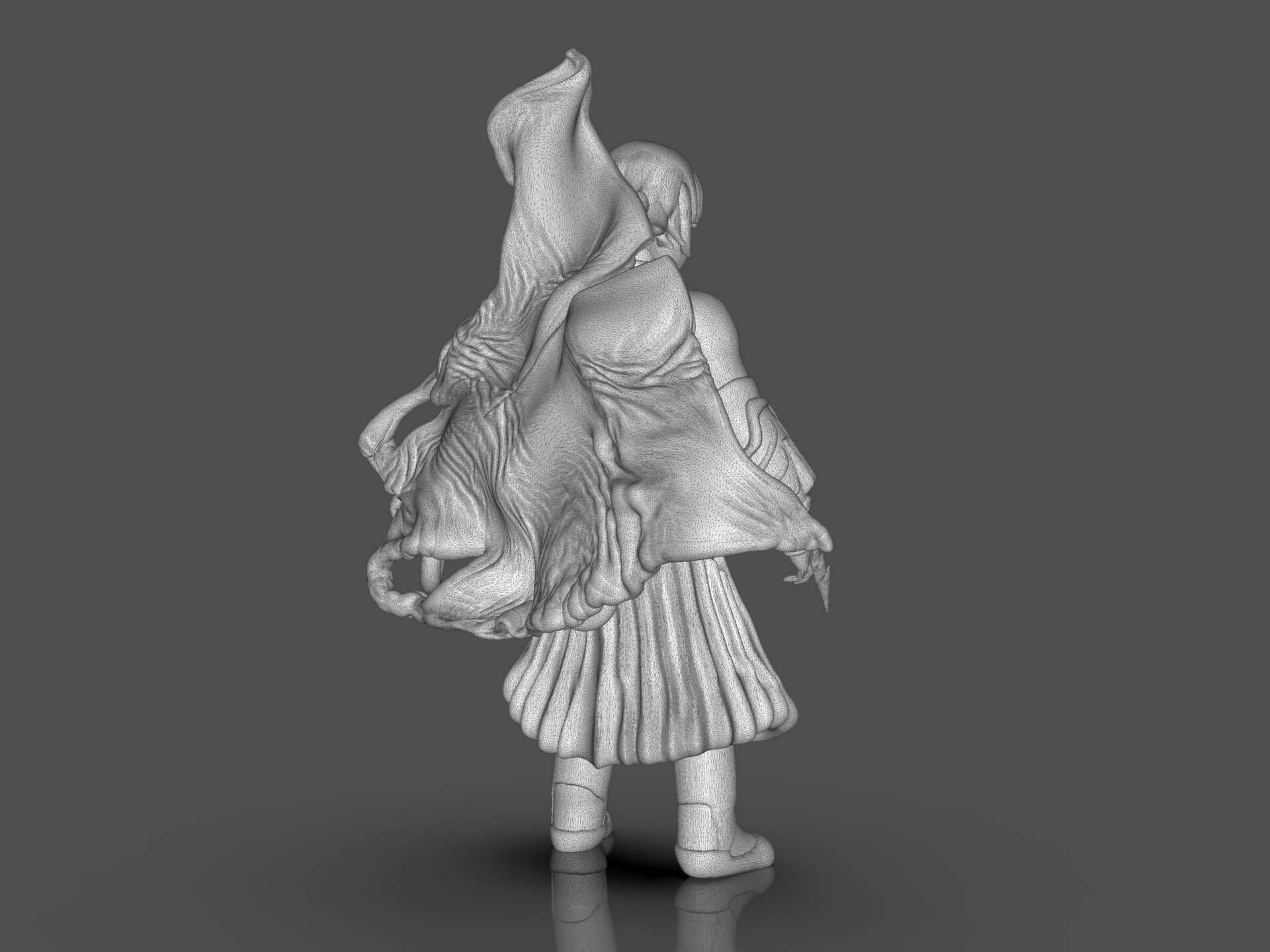 Soifon Anime Mini Figure - 3D Model by PaburoVIII