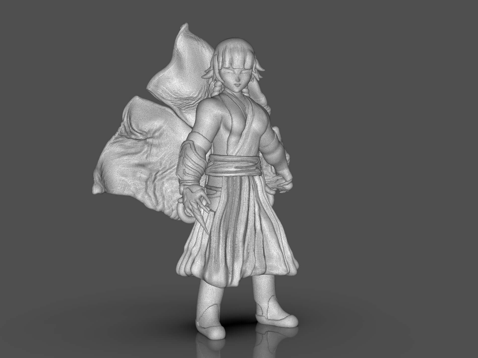 Soifon Anime Mini Figure - 3D Model by PaburoVIII