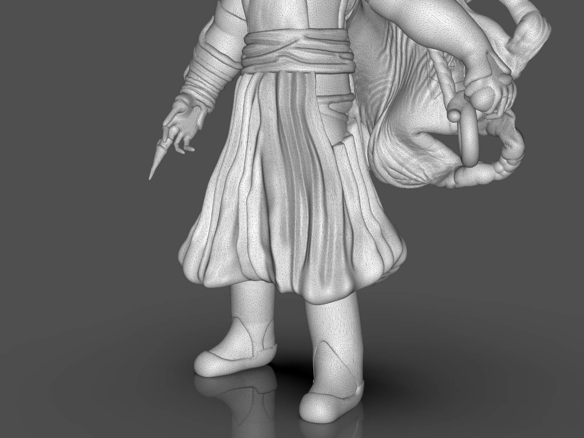 Soifon Anime Mini Figure - 3D Model by PaburoVIII