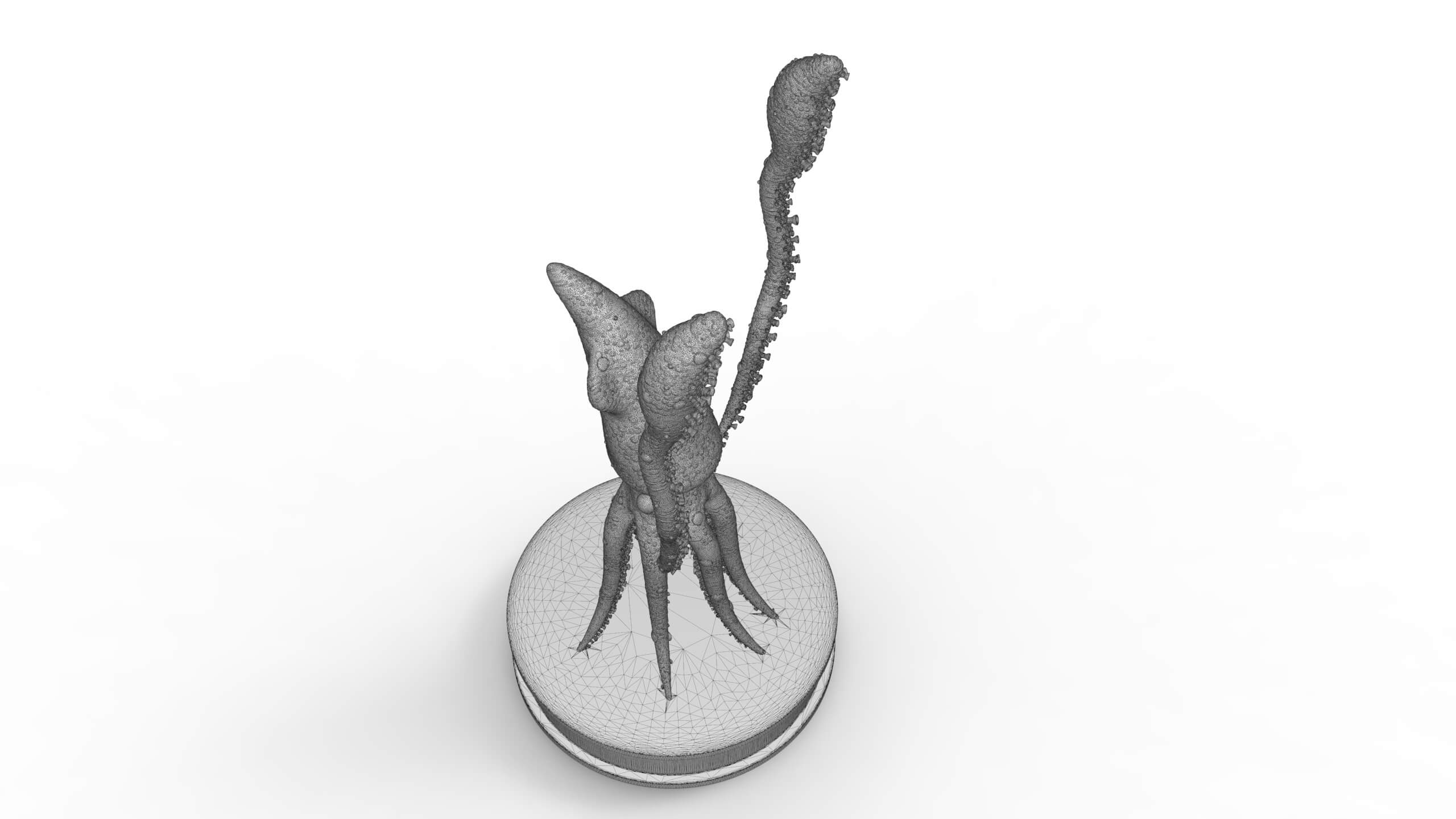 Squid Sculpture - Free 3D Model by PaburoVIII