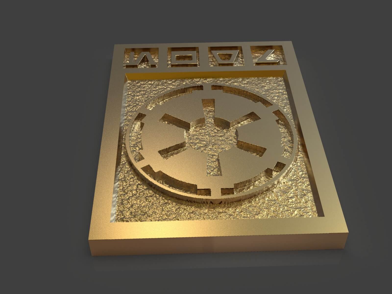 Star Wars Imperial Credits Damaged and Clean - 3D Model by PaburoVIII