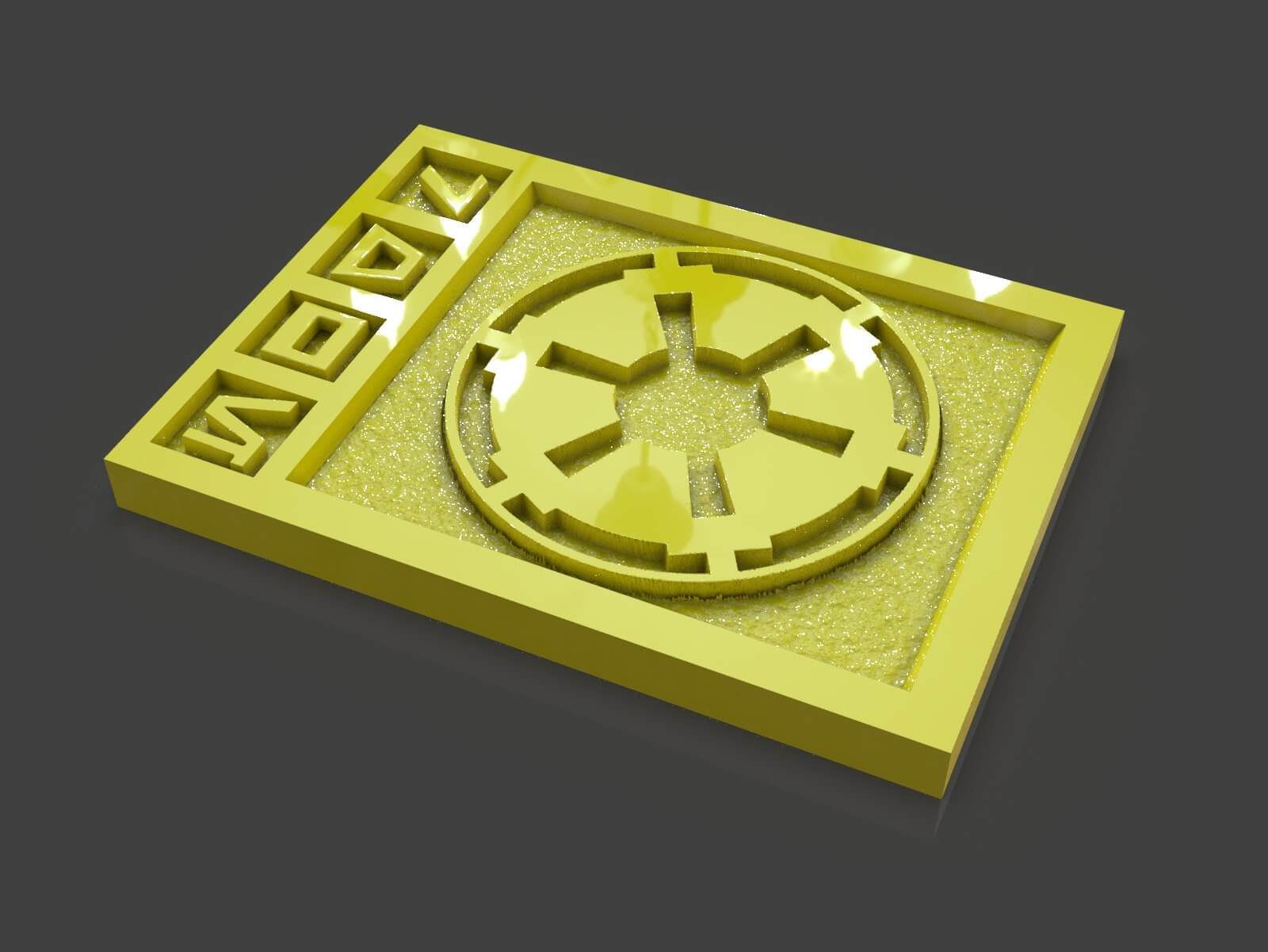 Star Wars Imperial Credits Damaged and Clean - 3D Model by PaburoVIII