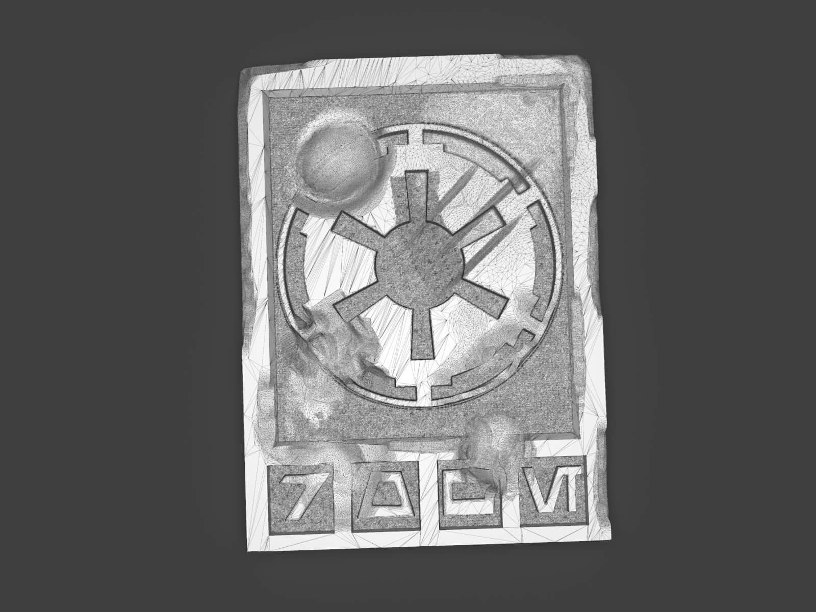 Star Wars Imperial Credits Damaged and Clean - 3D Model by PaburoVIII