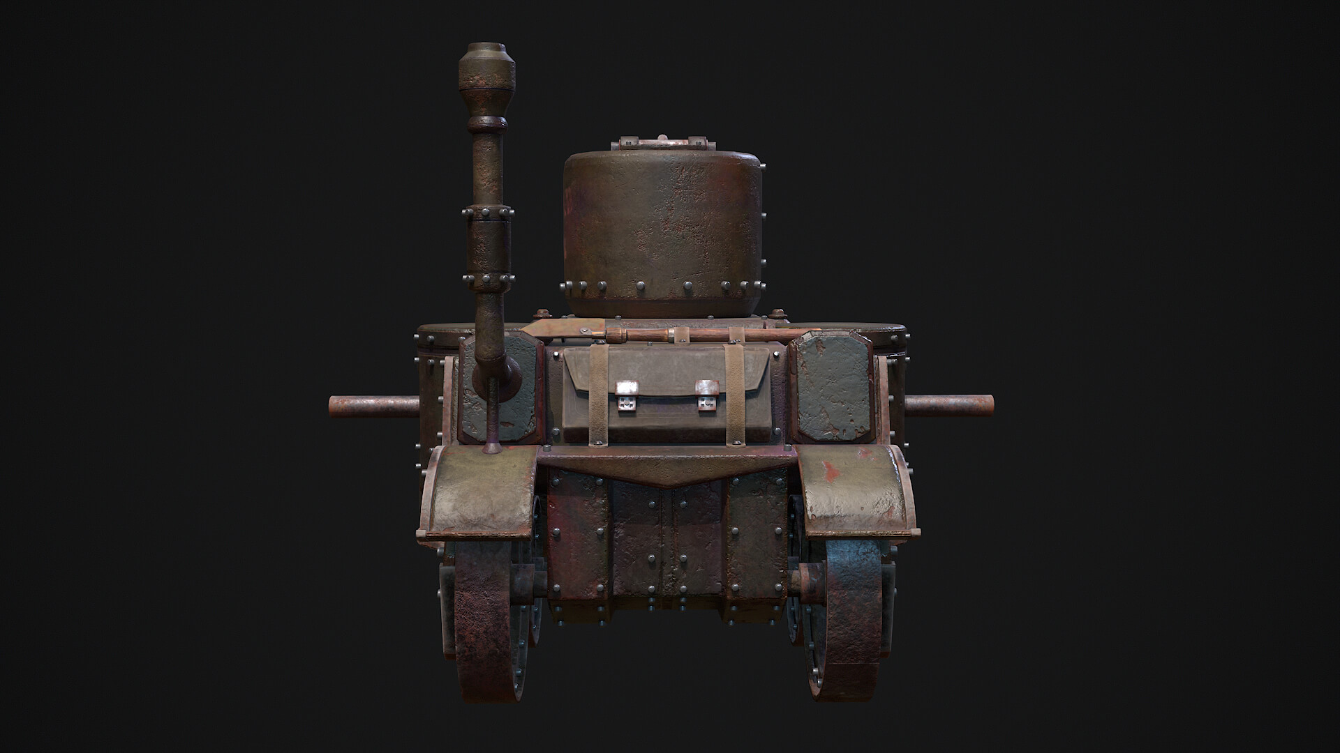 Steampunk Tank - 3D Model by PaburoVIII