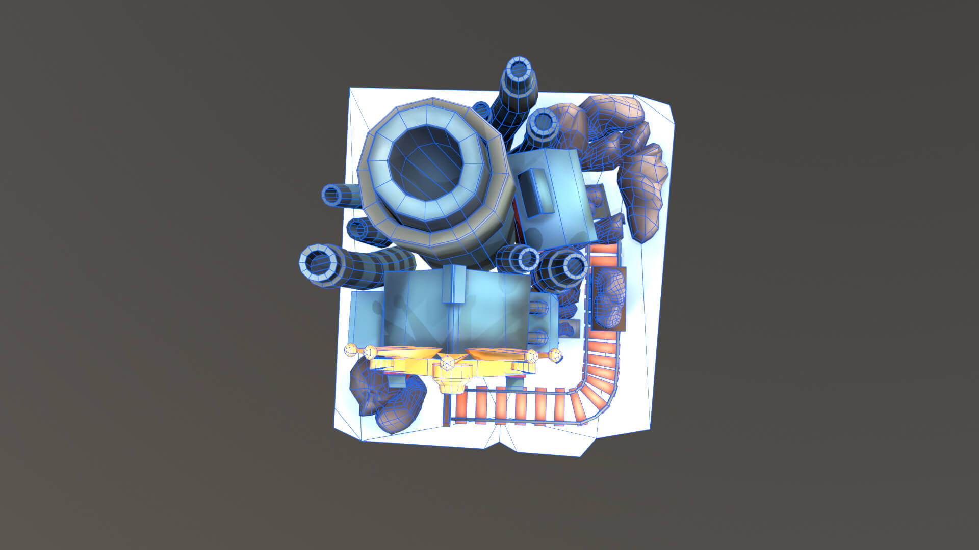 Stylized Coal Mine - 3D Model by PaburoVIII