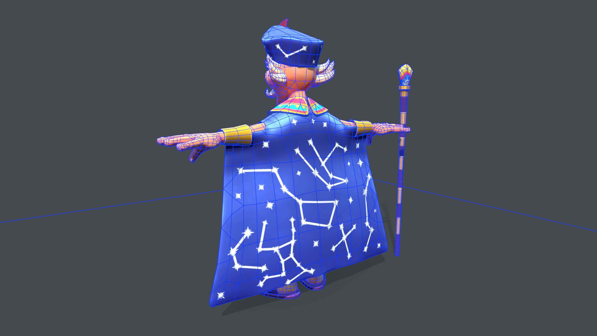 Stylized Egyptian Mage - 3D Model by PaburoVIII