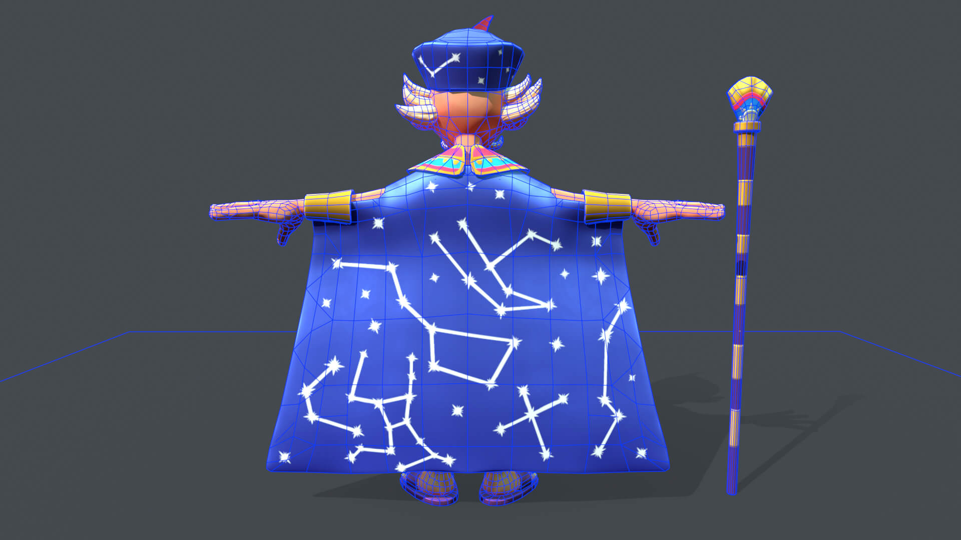 Stylized Egyptian Mage - 3D Model by PaburoVIII
