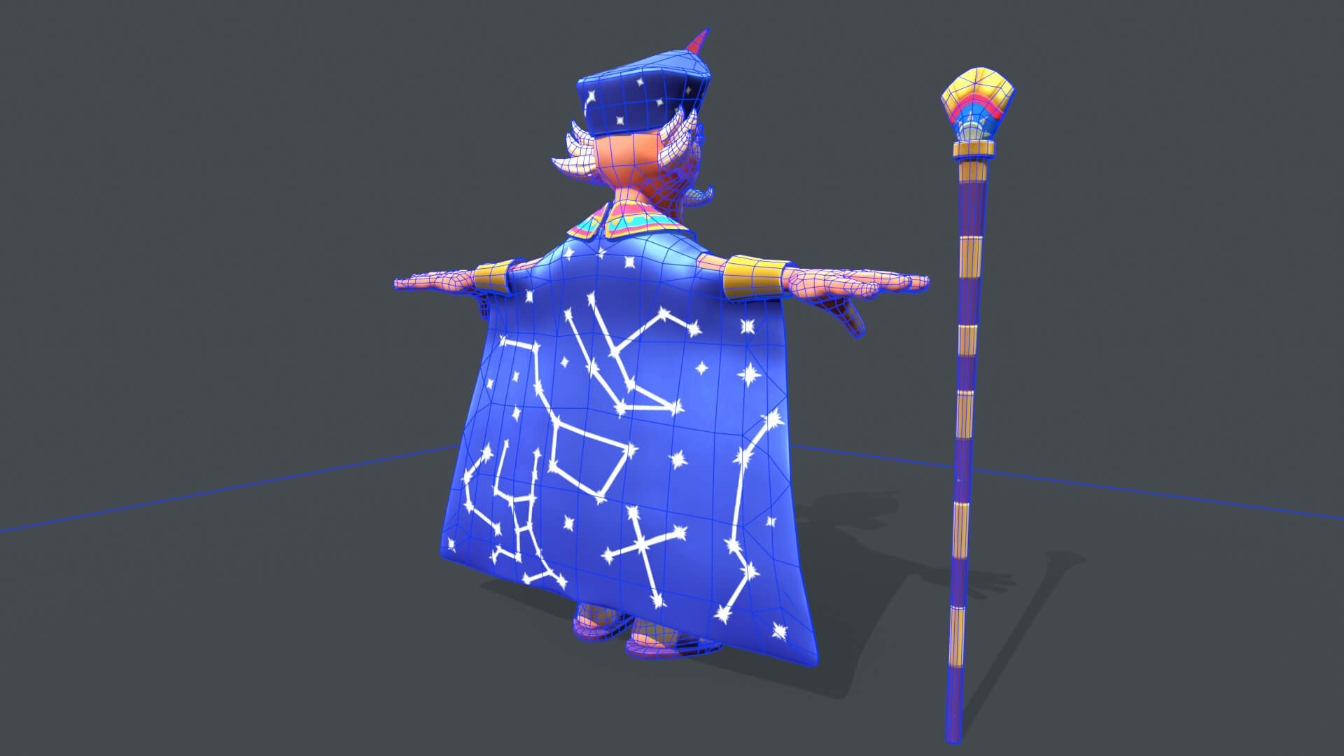 Stylized Egyptian Mage - 3D Model by PaburoVIII