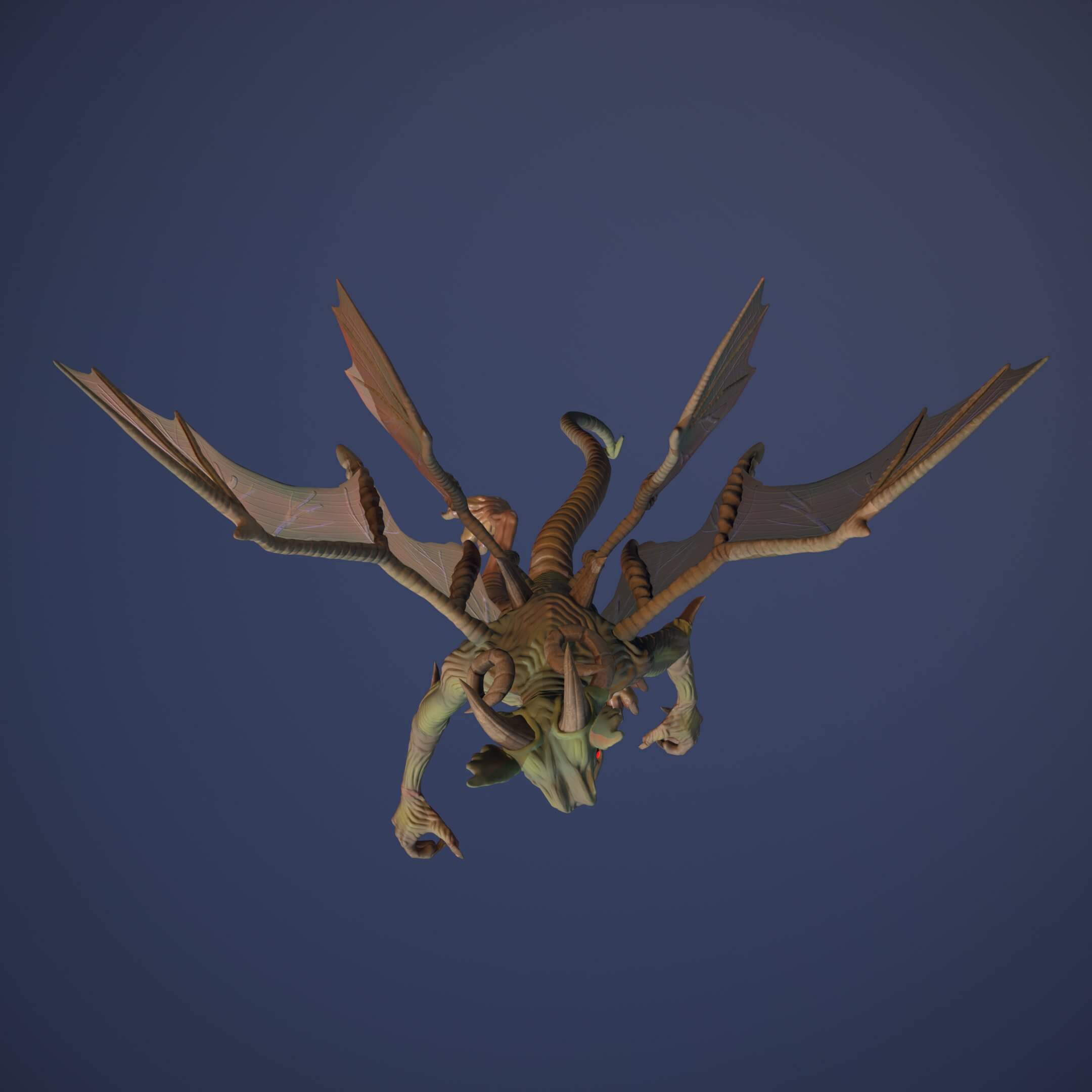 Stylized Gargoyle - 3D Model by PaburoVIII
