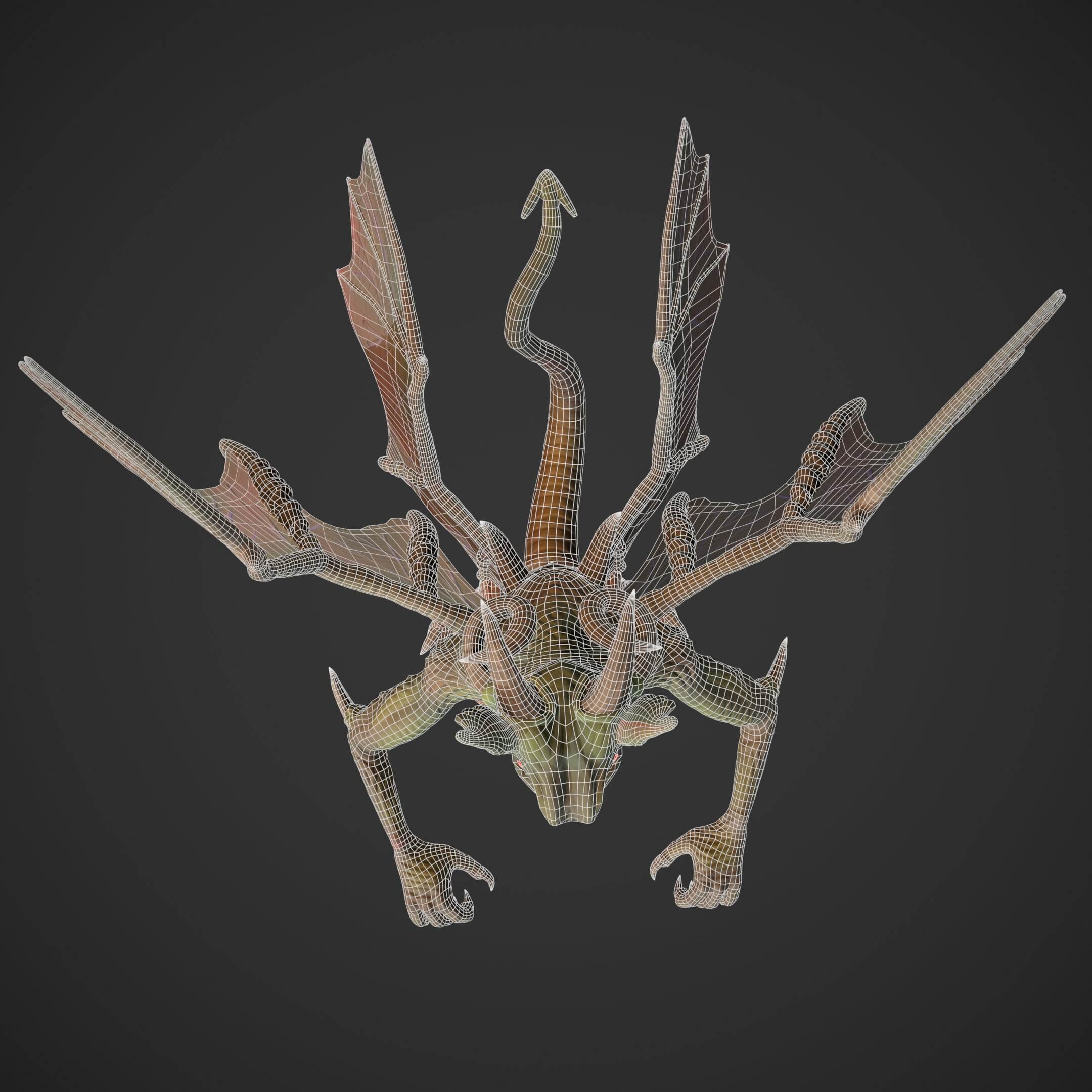 Stylized Gargoyle - 3D Model by PaburoVIII