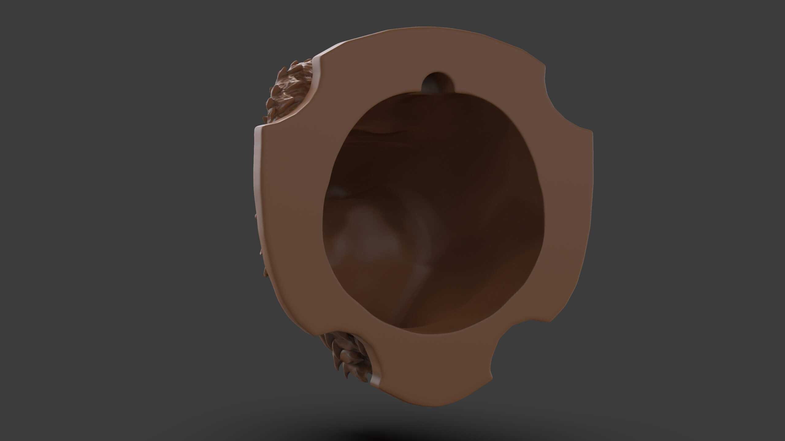 Stylized Grizzly Bear Trophy Head - 3D Model by PaburoVIII