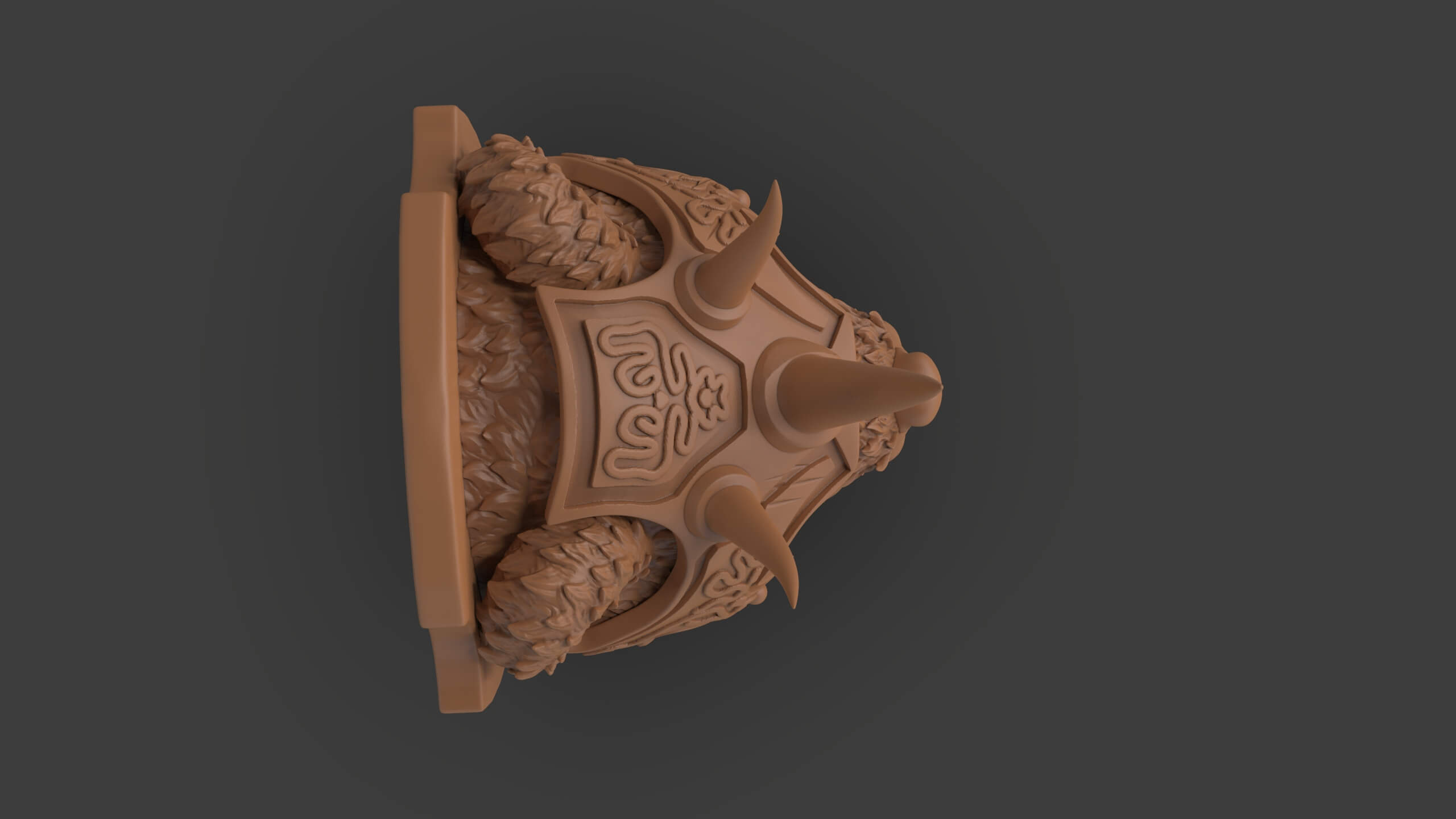 Stylized Grizzly Bear Trophy Head - 3D Model by PaburoVIII