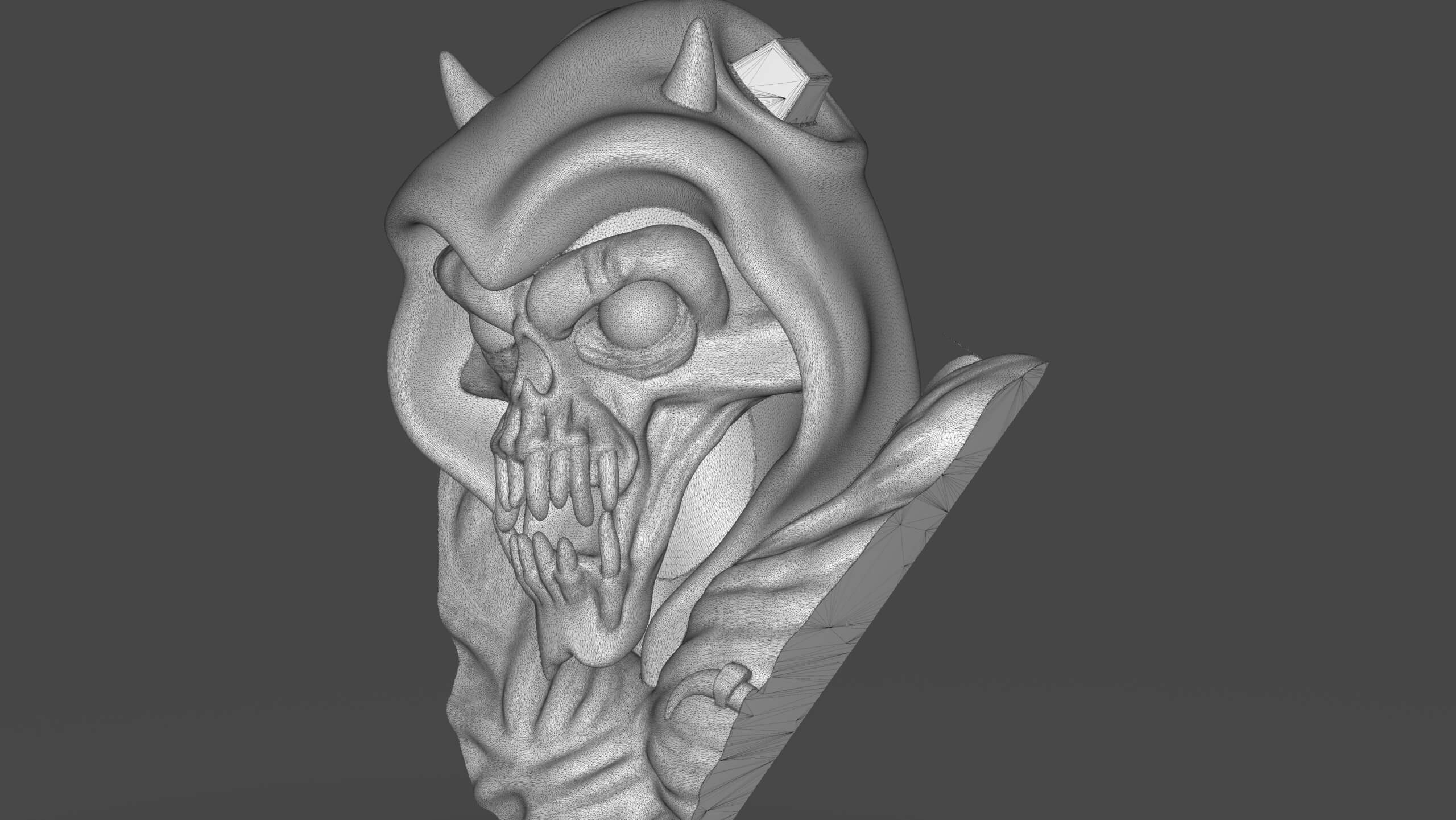 The Horned King Mask Sculpture - 3D Model by PaburoVIII