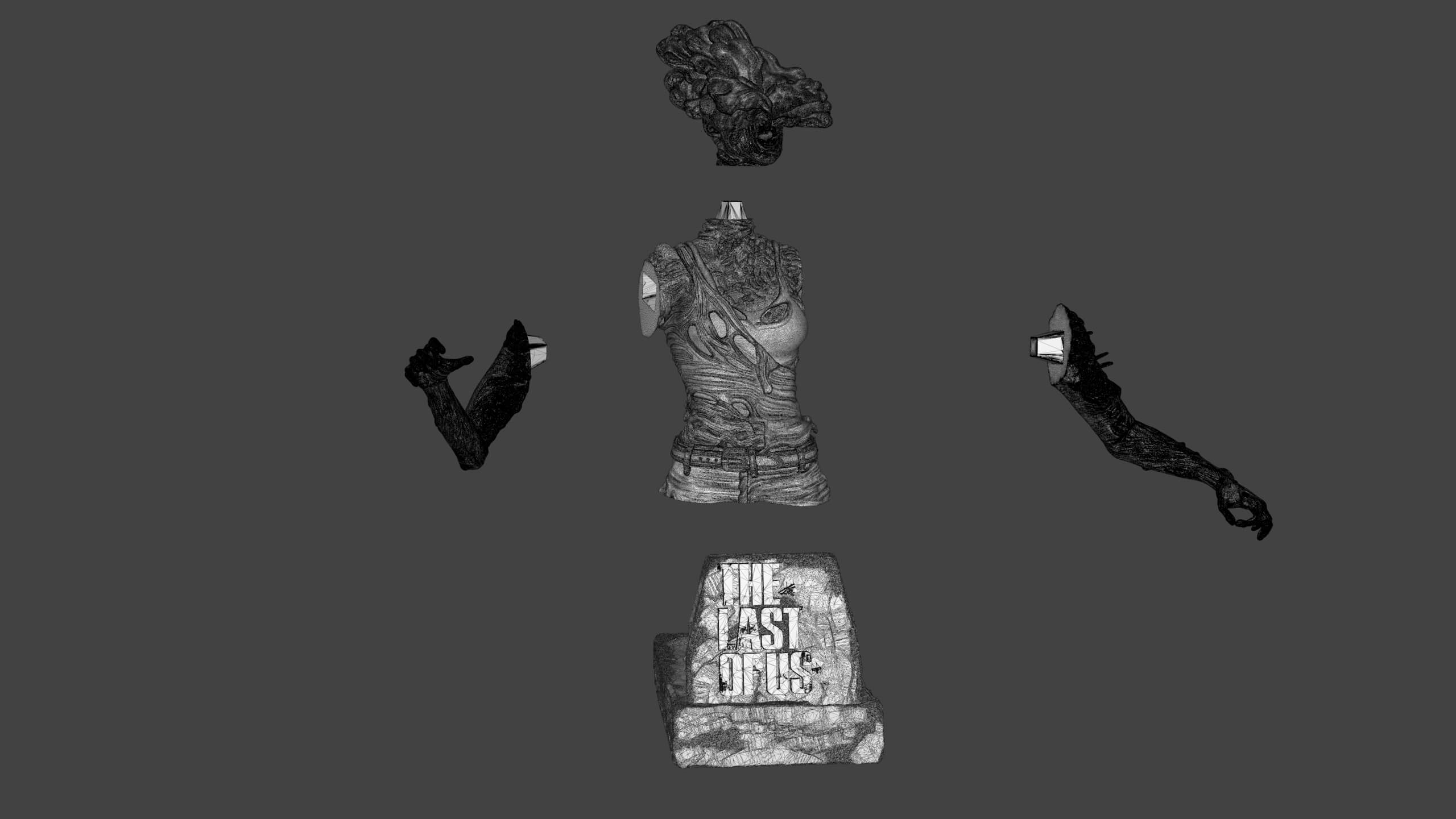 The Last of US Clicker Bust - 3D Model by PaburoVIII