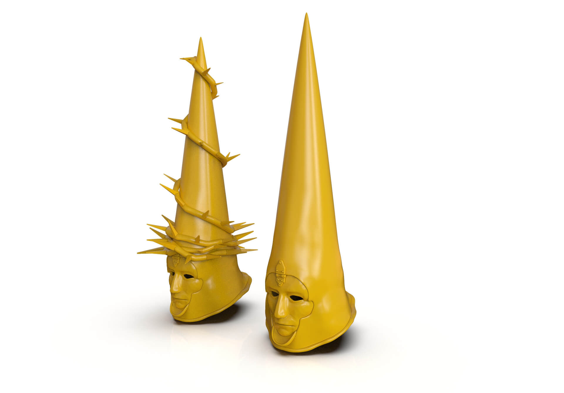 The Penitent One Helmet Blasphemous Close Mouth - 3D Model by PaburoVIII