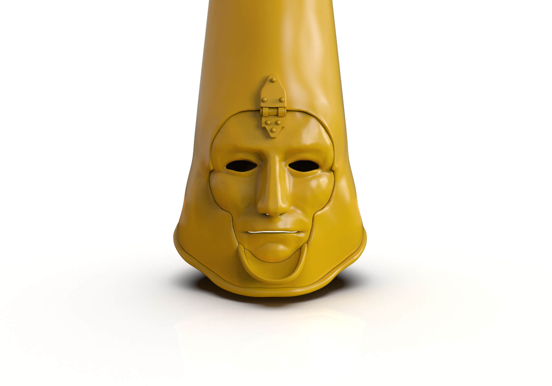 The Penitent One Helmet Blasphemous Close Mouth - 3D Model by PaburoVIII