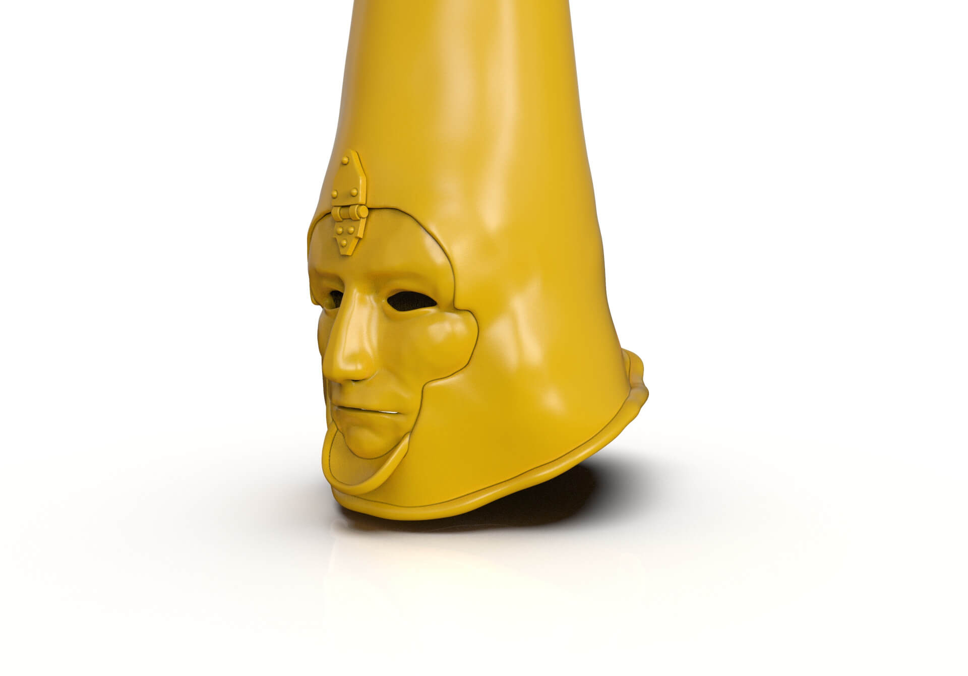 The Penitent One Helmet Blasphemous Close Mouth - 3D Model by PaburoVIII
