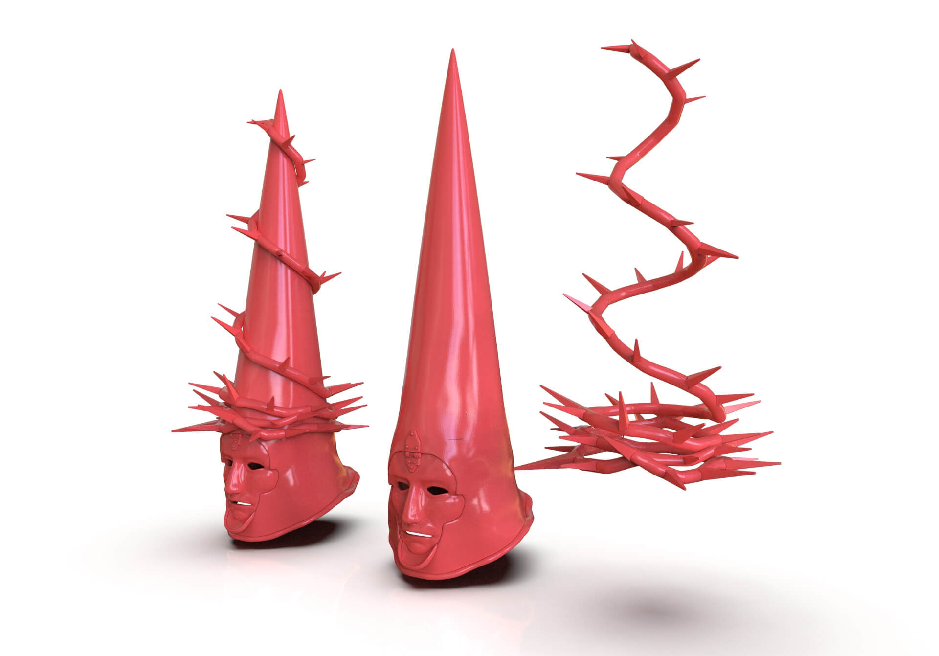 The Penitent One Helmet Blasphemous Stoic Mask - 3D Model by PaburoVIII