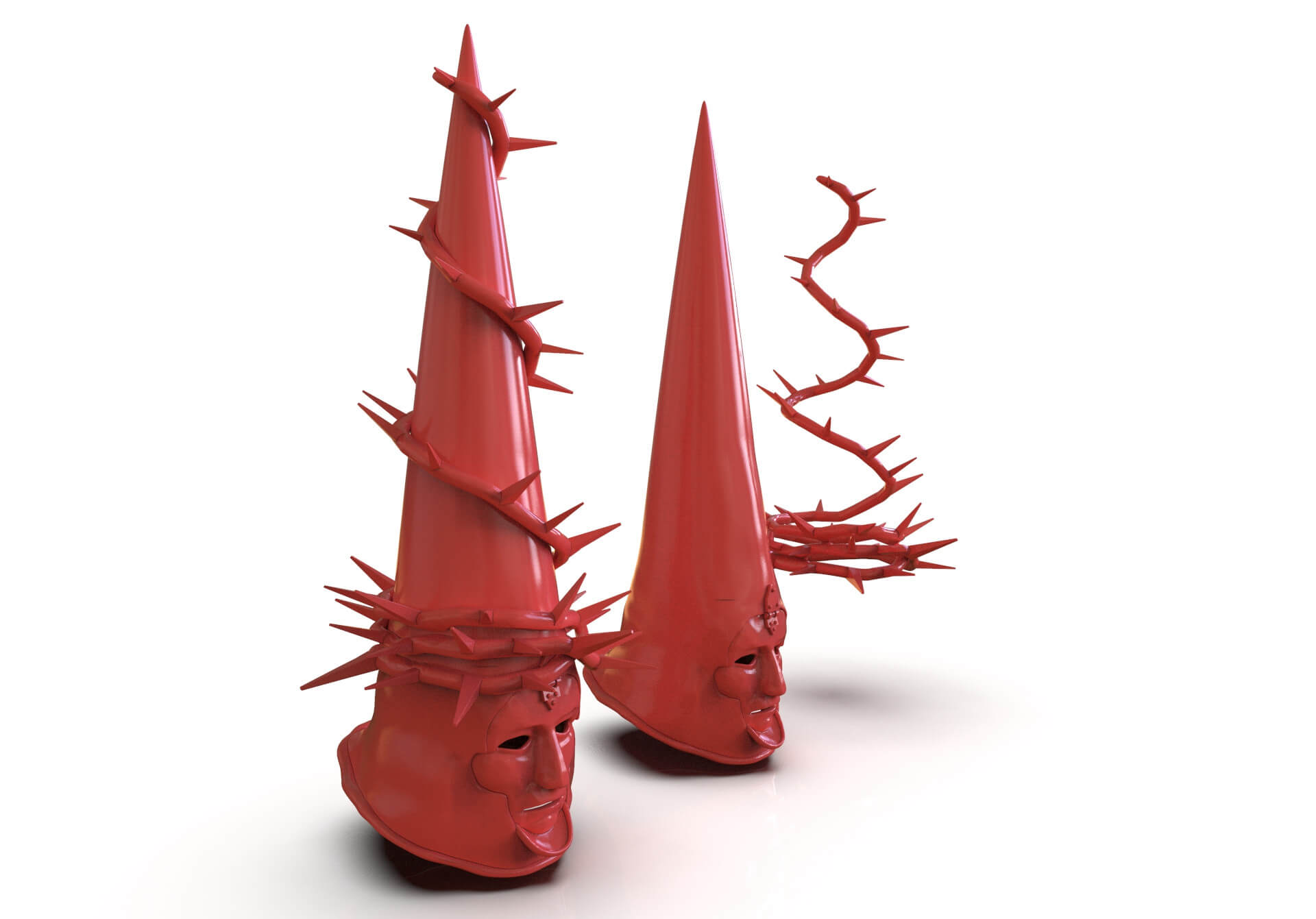 The Penitent One Helmet Blasphemous Stoic Mask - 3D Model by PaburoVIII