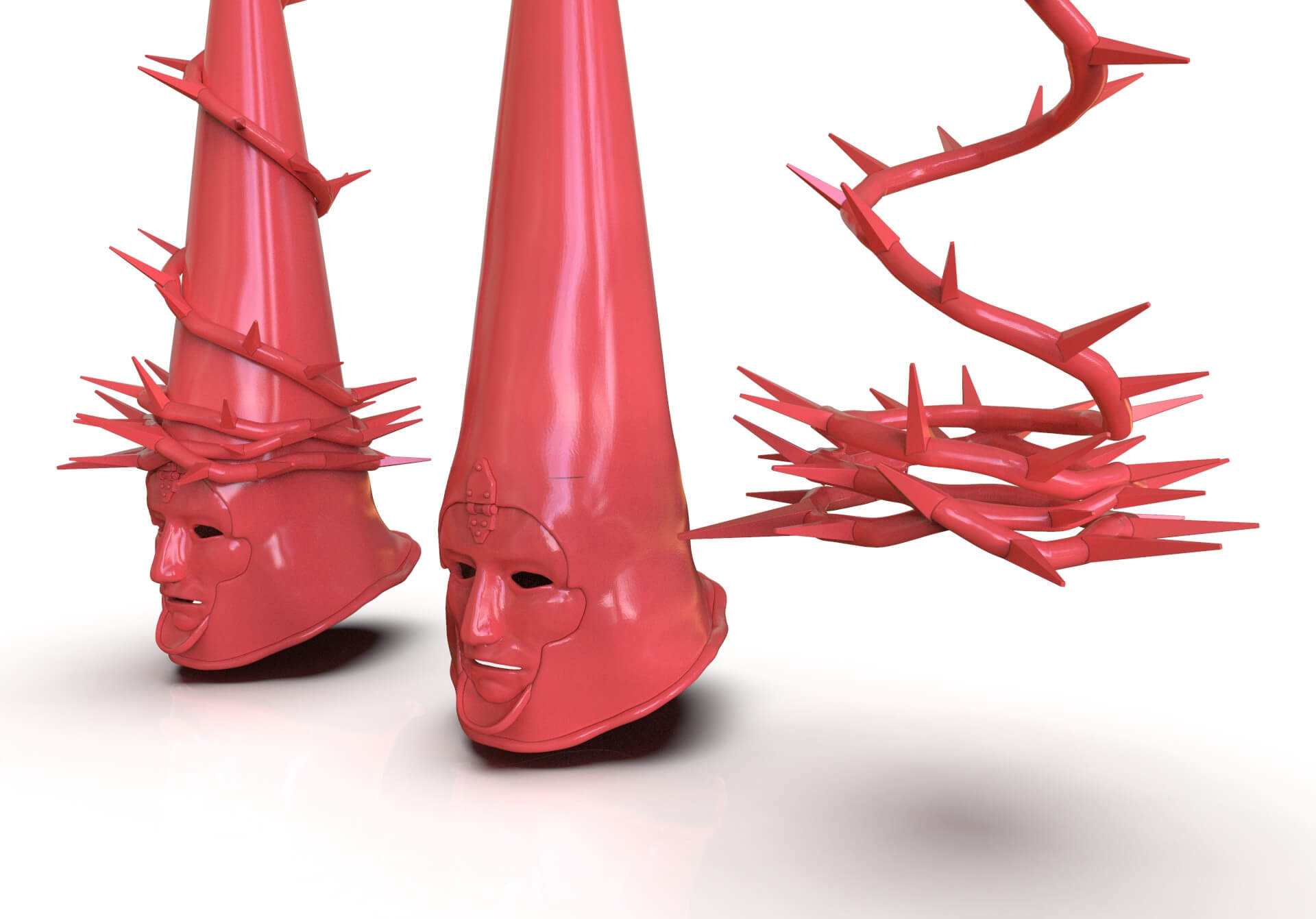 The Penitent One Helmet Blasphemous Stoic Mask - 3D Model by PaburoVIII