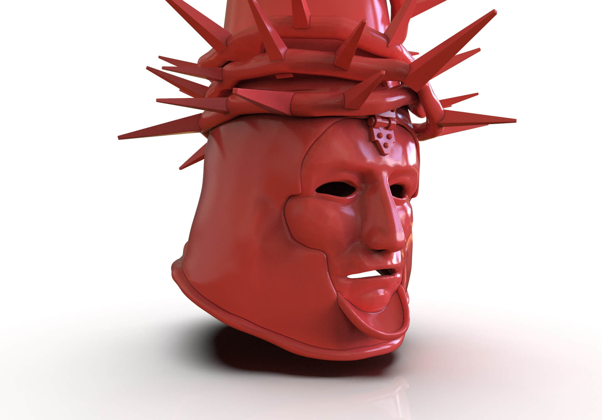 The Penitent One Helmet Blasphemous Stoic Mask - 3D Model by PaburoVIII