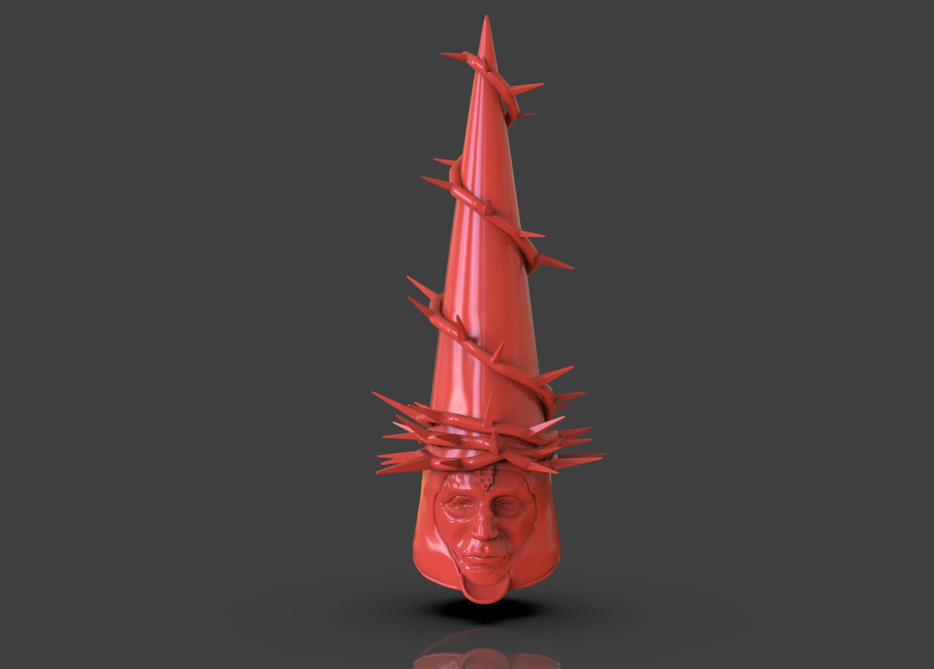 The Penitent One Helmet Blasphemous - 3D Model by PaburoVIII