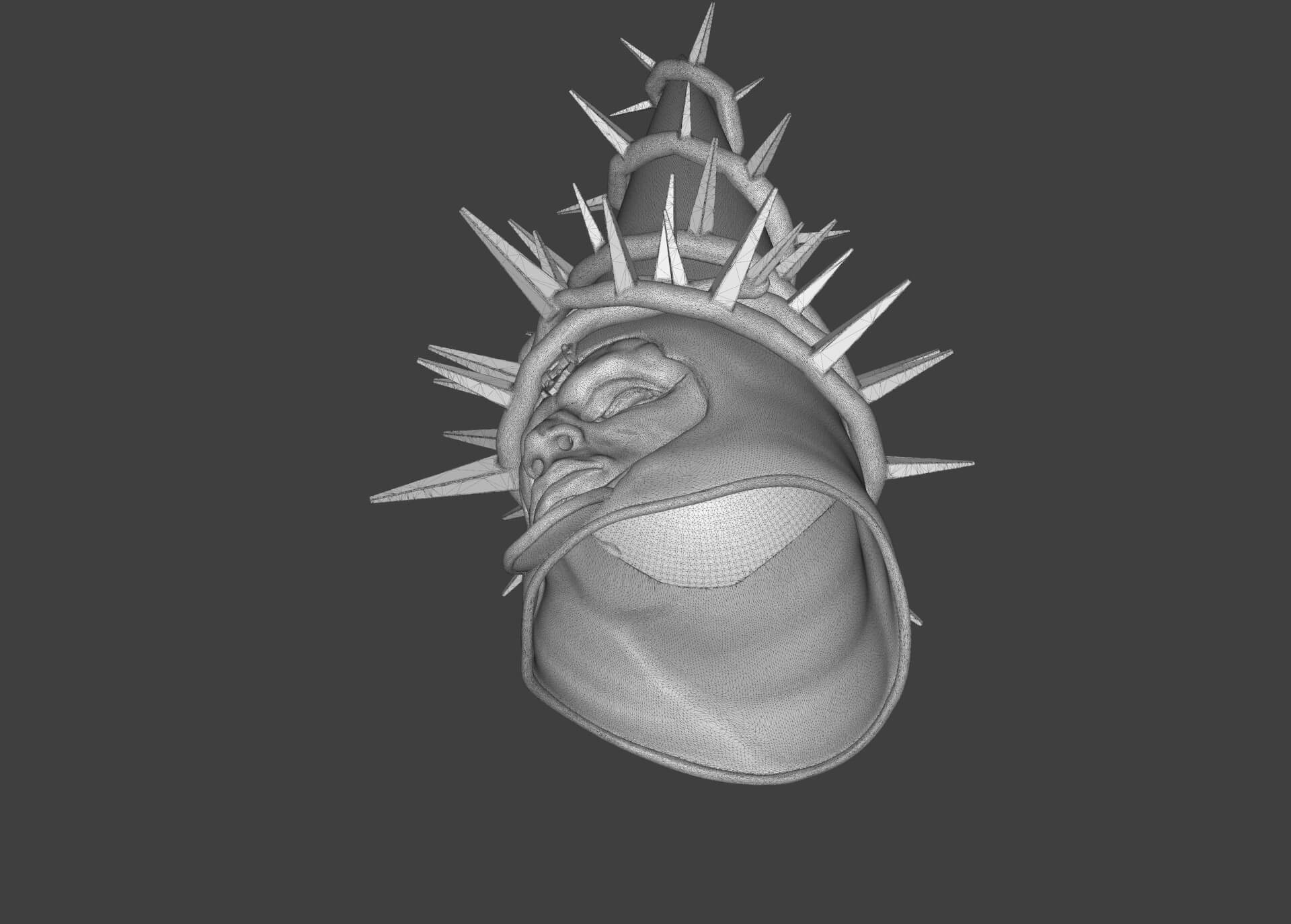 The Penitent One Helmet Blasphemous - 3D Model by PaburoVIII