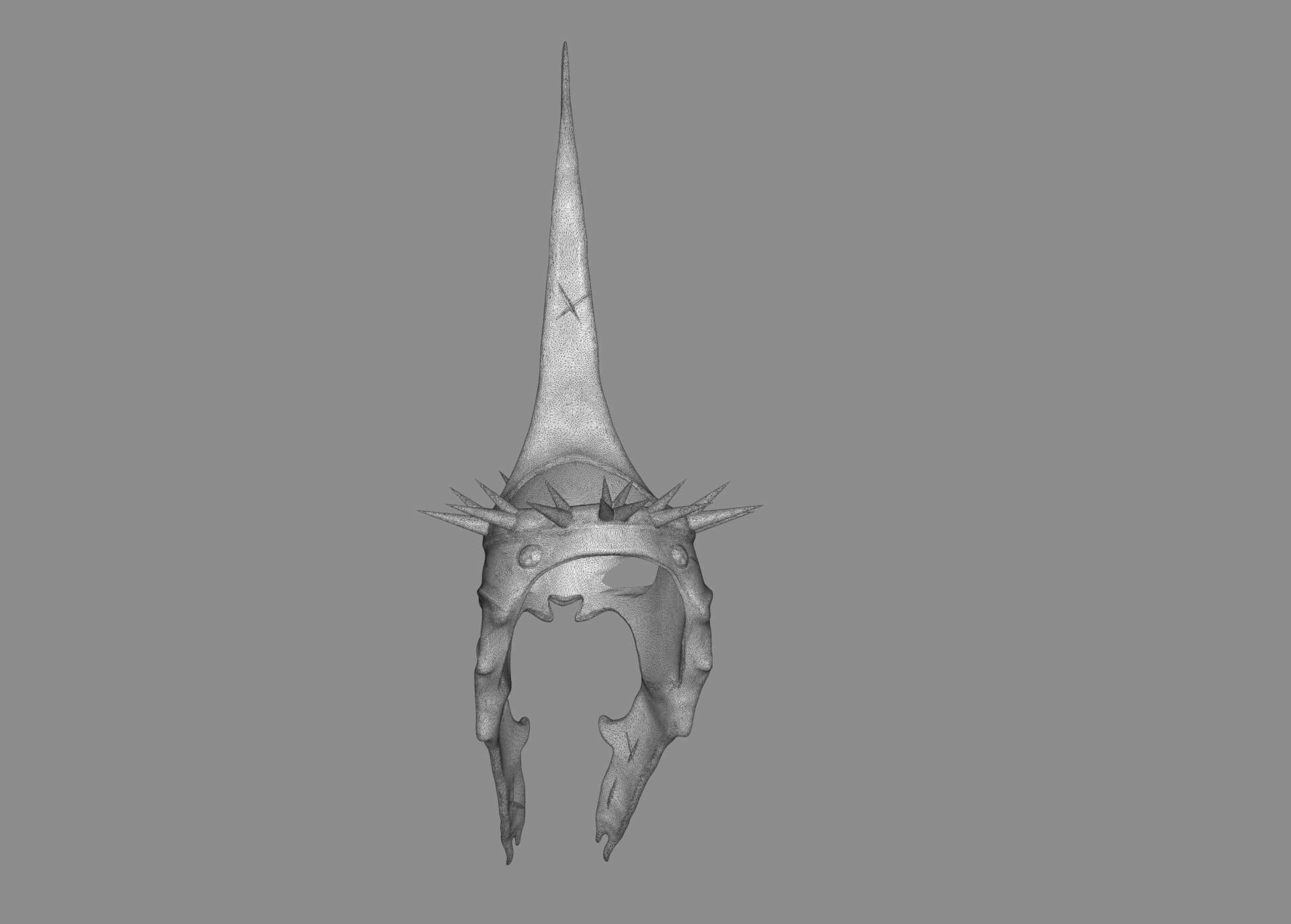 The Witch King Helmet Mask - 3D Model by PaburoVIII