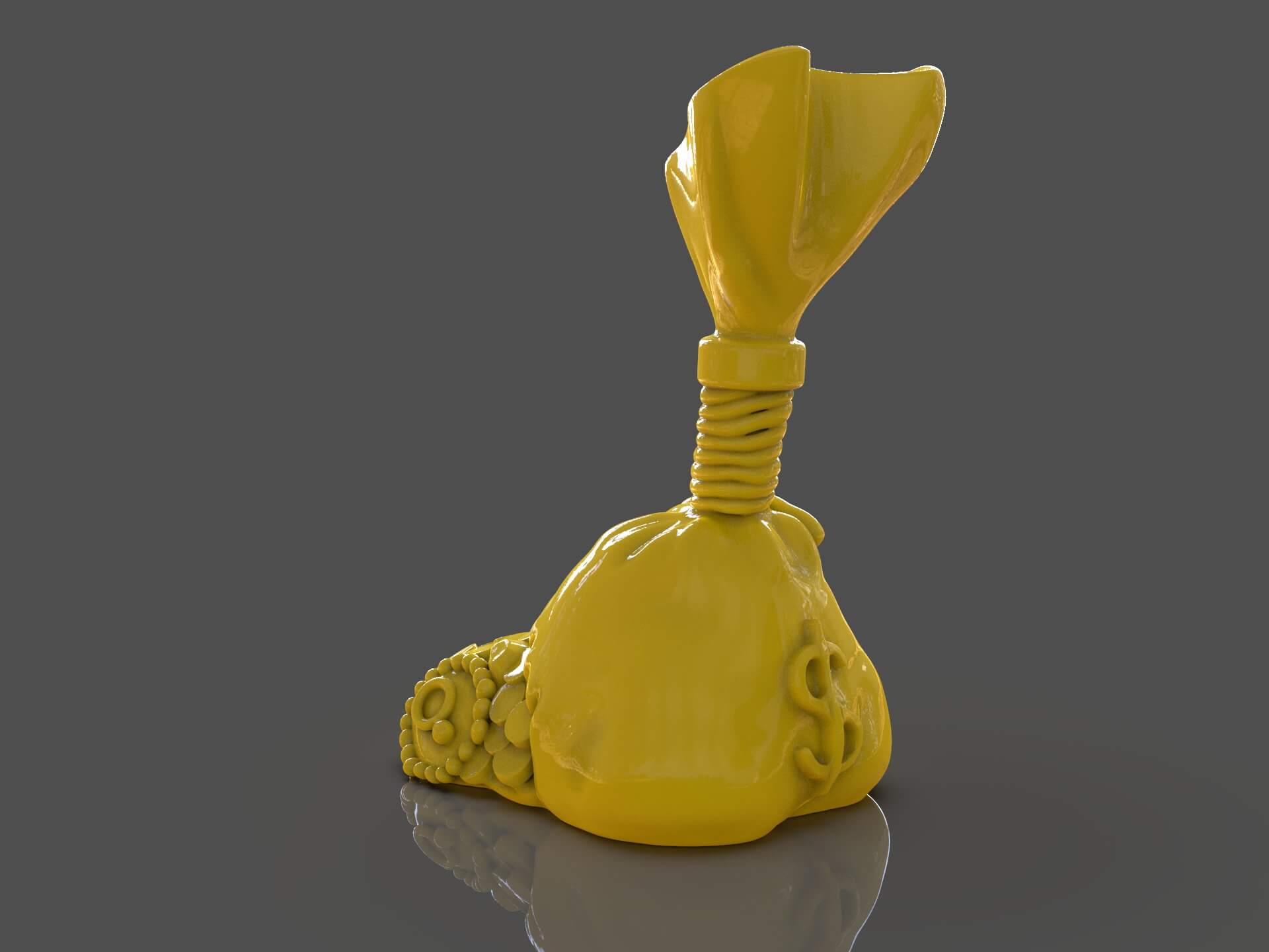 TMNT Money Bag - 3D Model by PaburoVIII