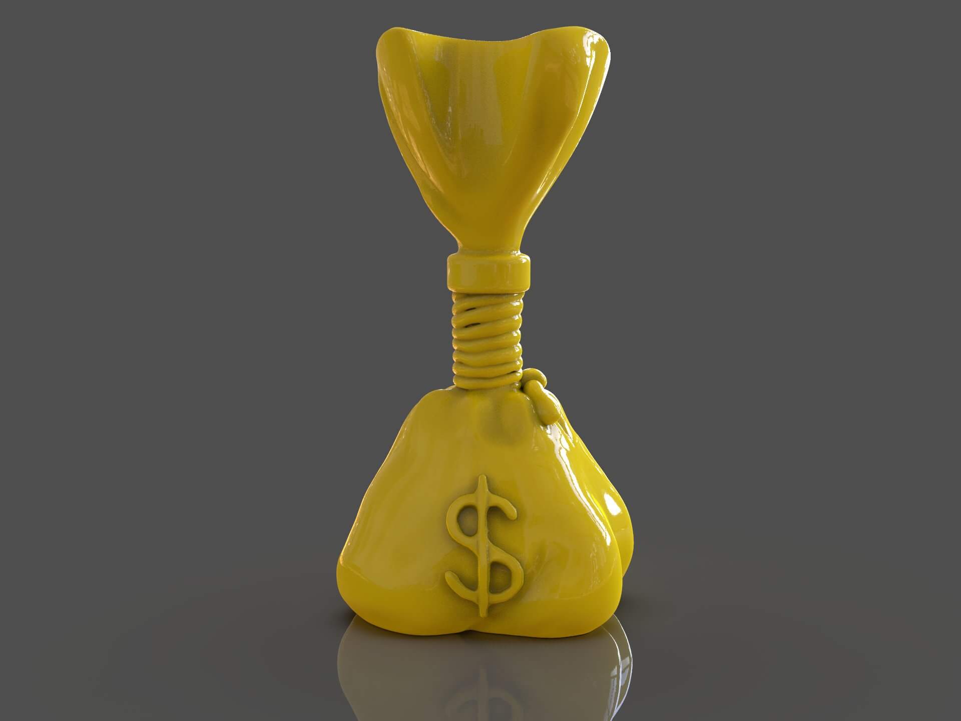 TMNT Money Bag - 3D Model by PaburoVIII