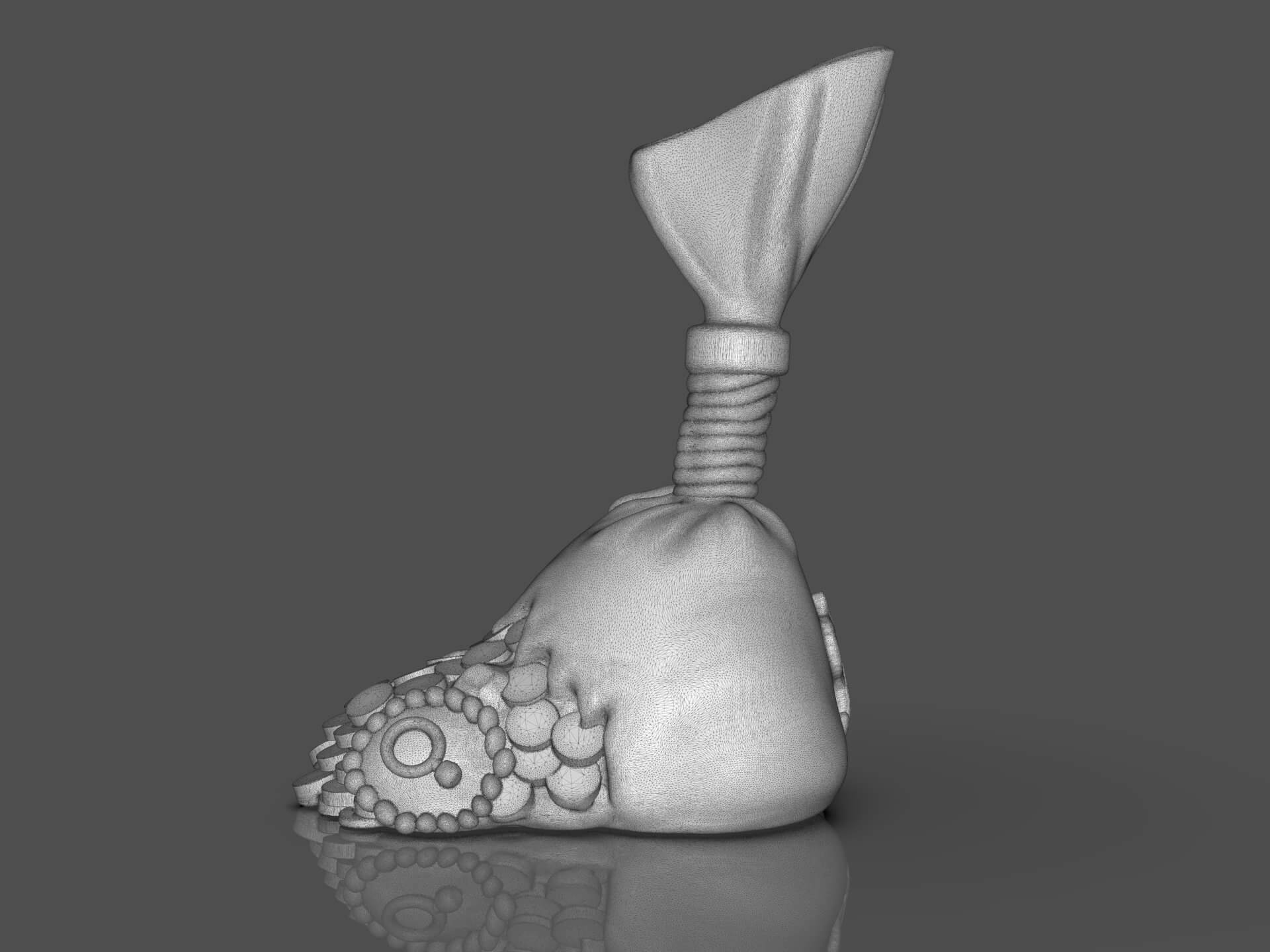 TMNT Money Bag - 3D Model by PaburoVIII