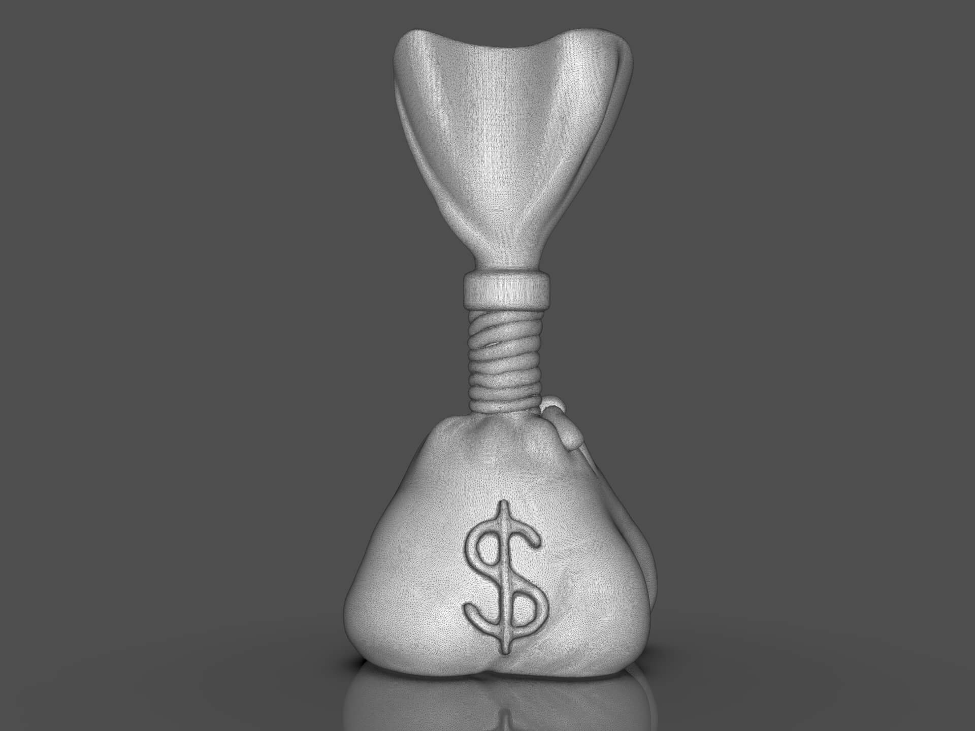 TMNT Money Bag - 3D Model by PaburoVIII