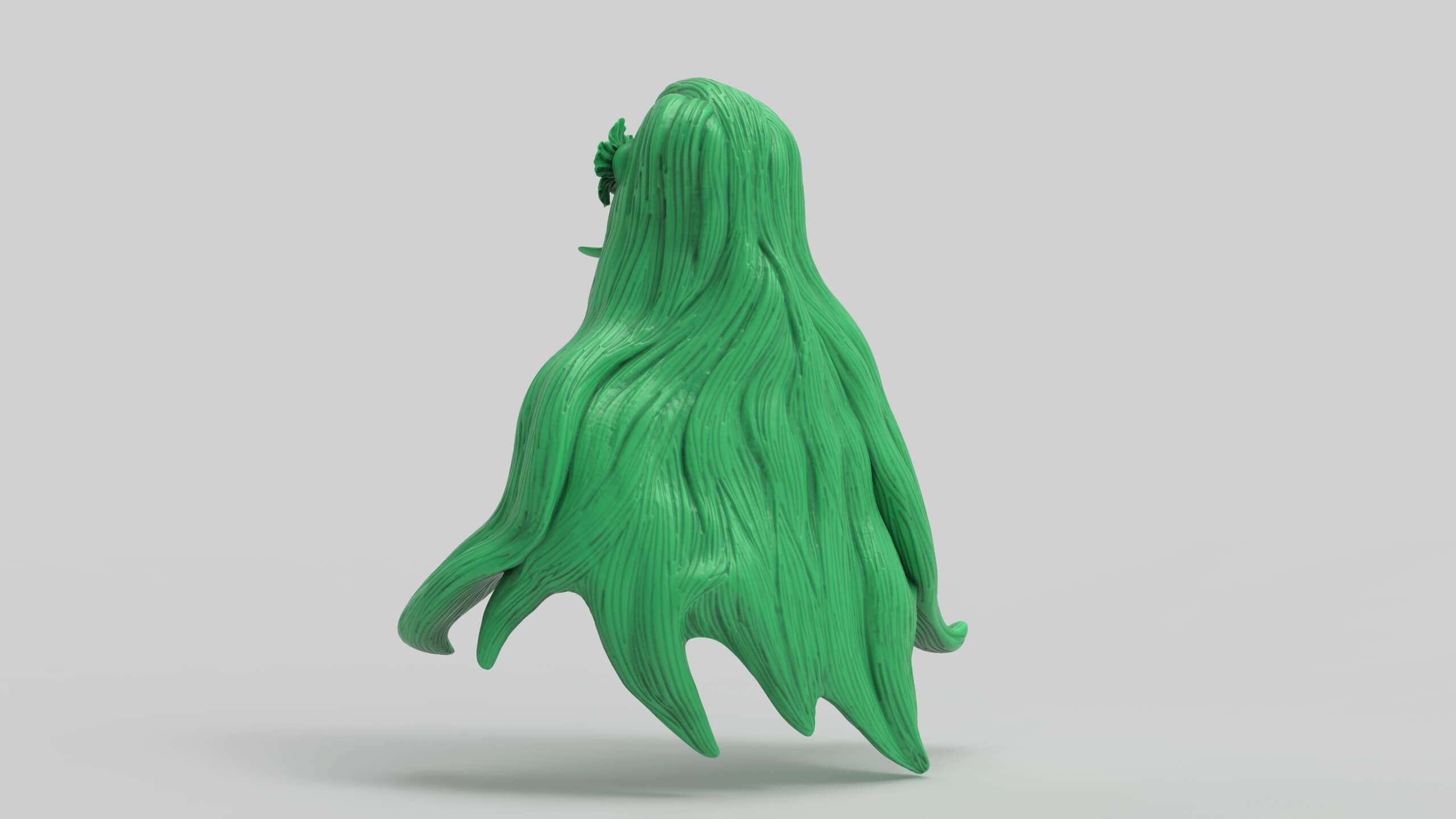 Tropical Girl Head - 3D Print Model by PaburoVIII