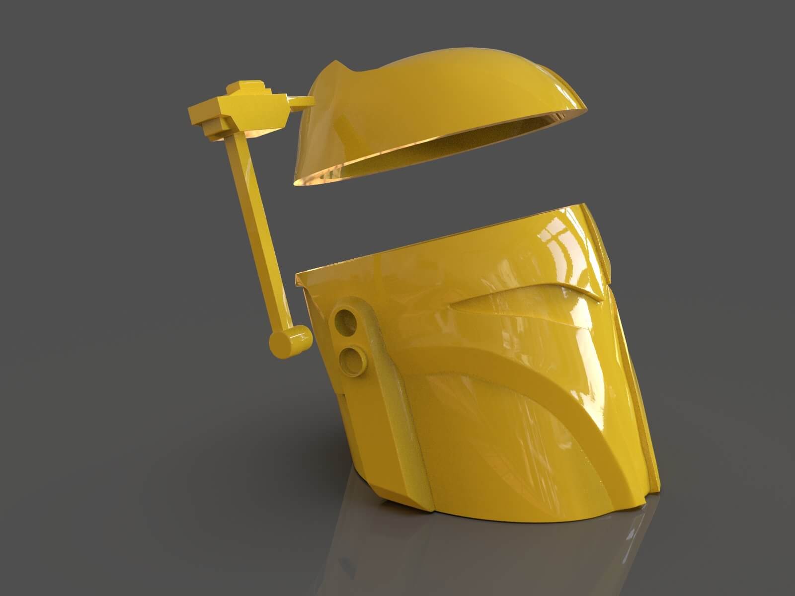 Ursa Wrens Helmet Vase Or Storage Box - 3D Model by PaburoVIII