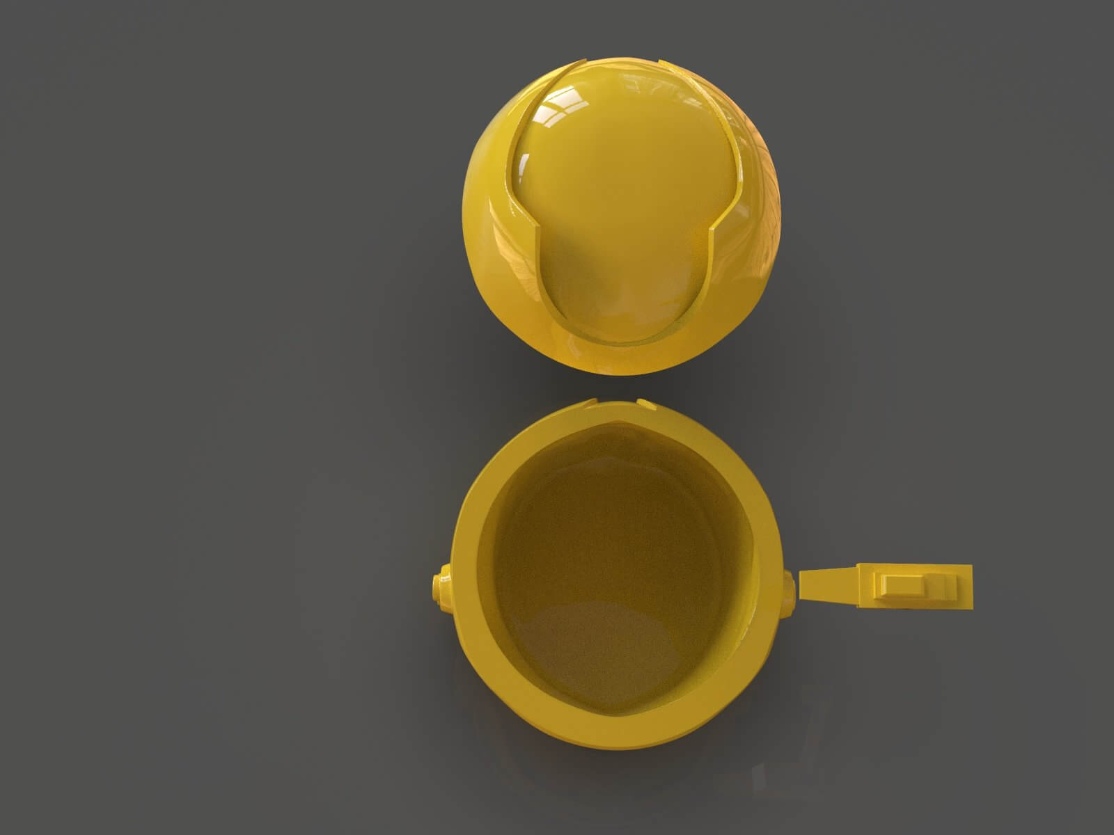 Ursa Wrens Helmet Vase Or Storage Box - 3D Model by PaburoVIII