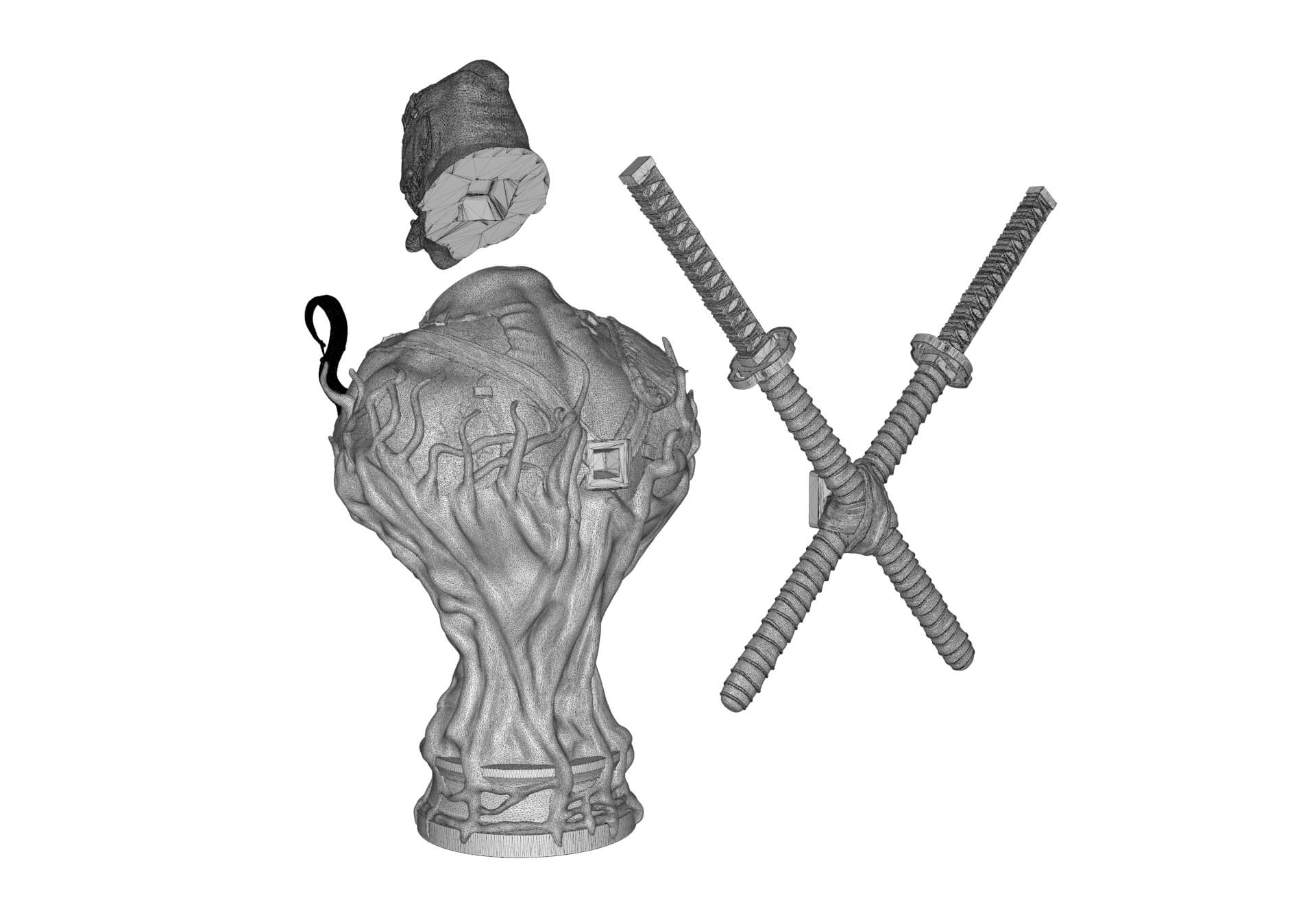 Venom Pool Bust - 3D Model by PaburoVIII