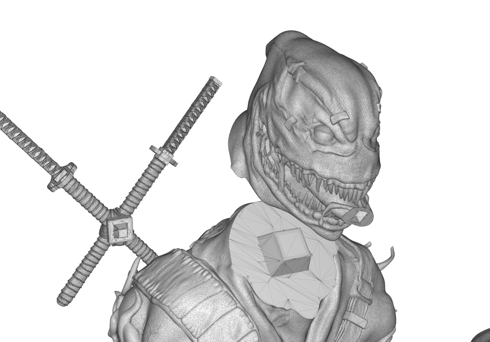 Venom Pool Bust - 3D Model by PaburoVIII