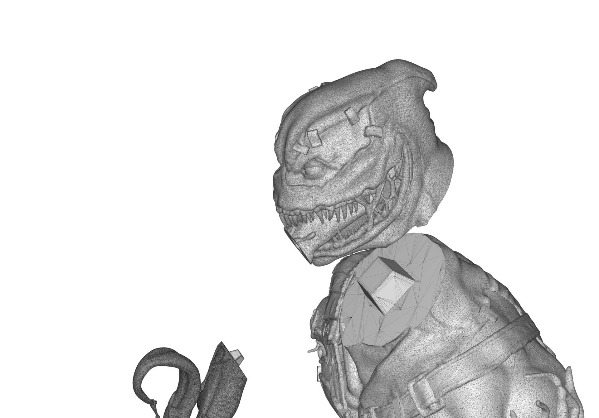 Venom Pool Bust - 3D Model by PaburoVIII