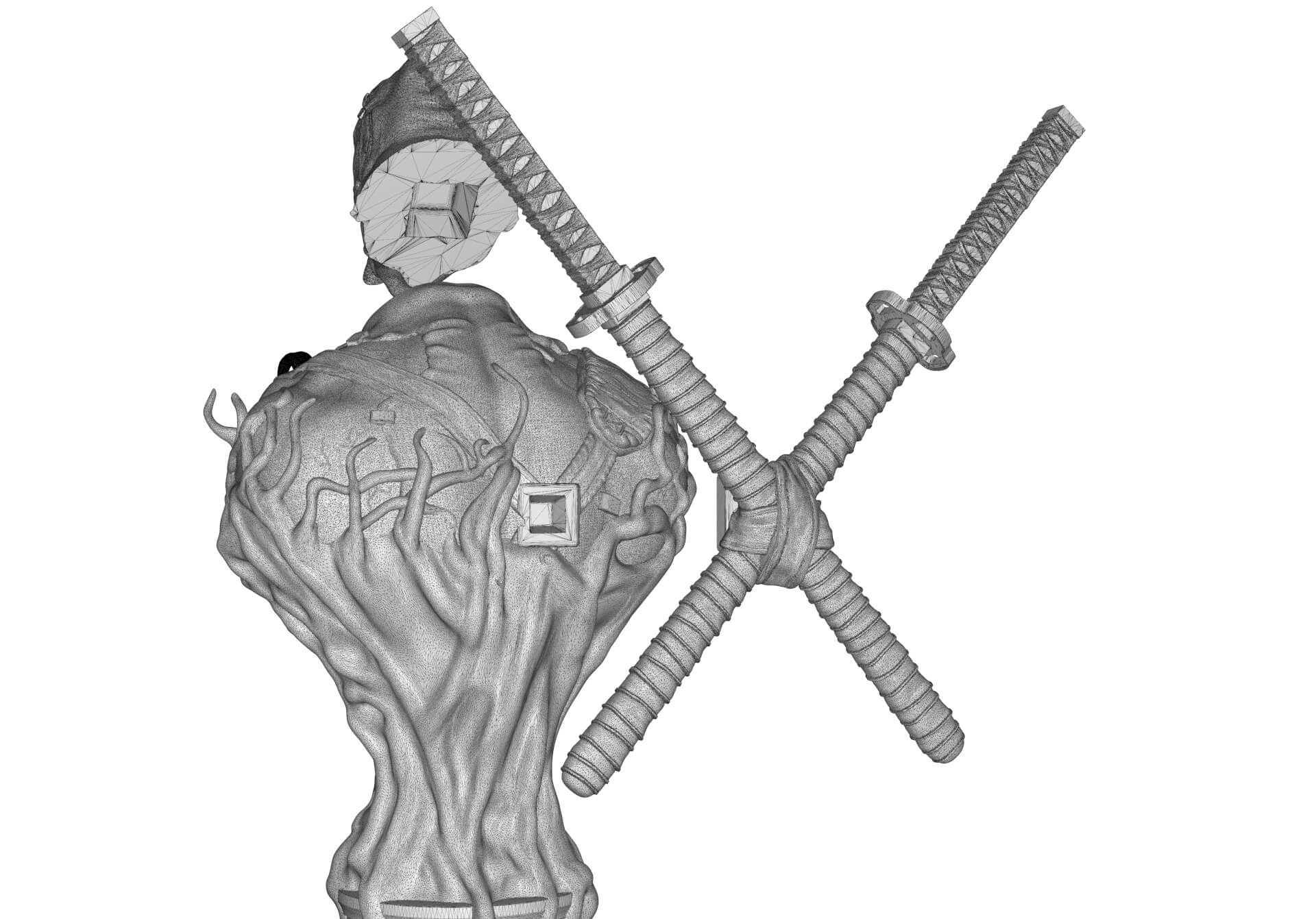 Venom Pool Bust - 3D Model by PaburoVIII