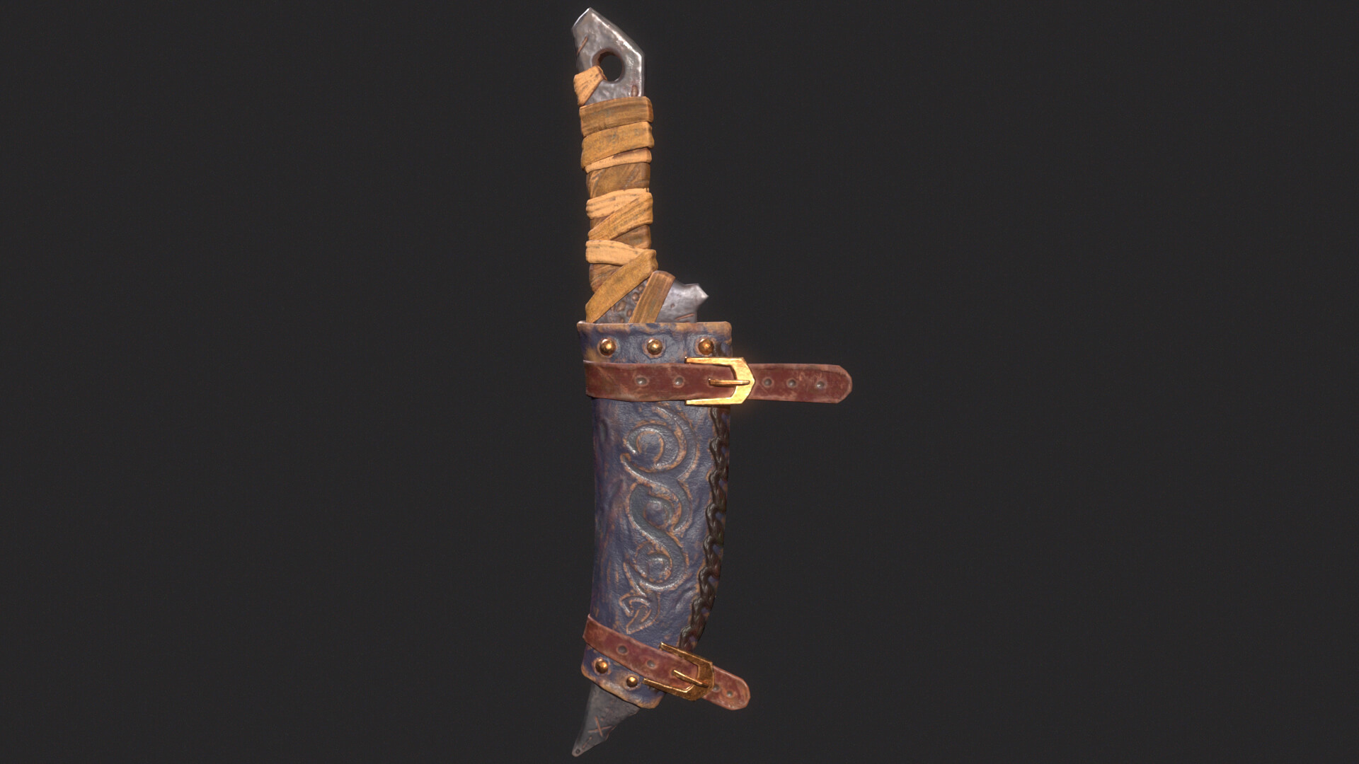 Viking Dagger - 3D Model by PaburoVIII
