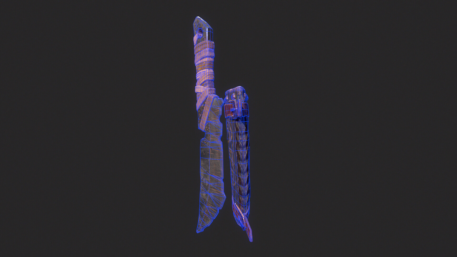 Viking Dagger - 3D Model by PaburoVIII