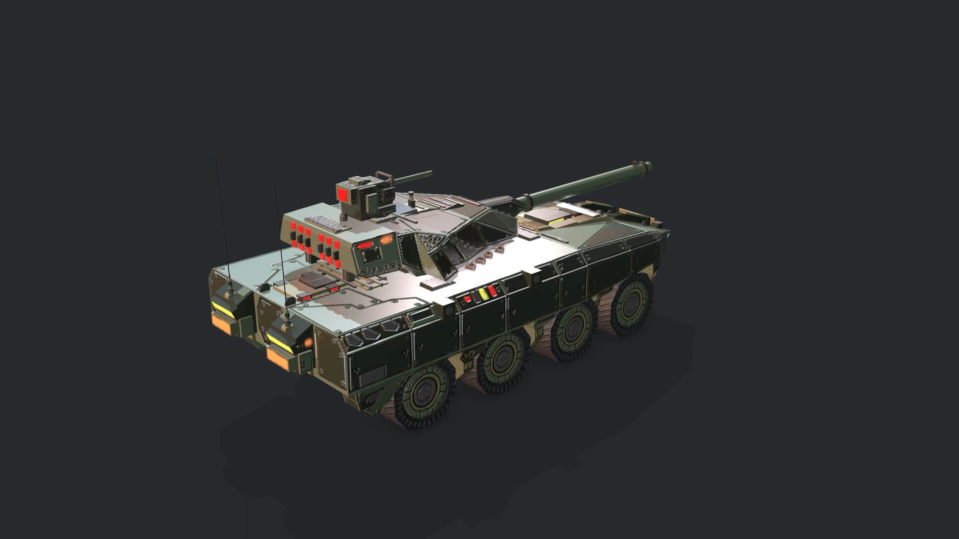 Warp A2 Predator Tank Assault Gim - 3D Model by PaburoVIII