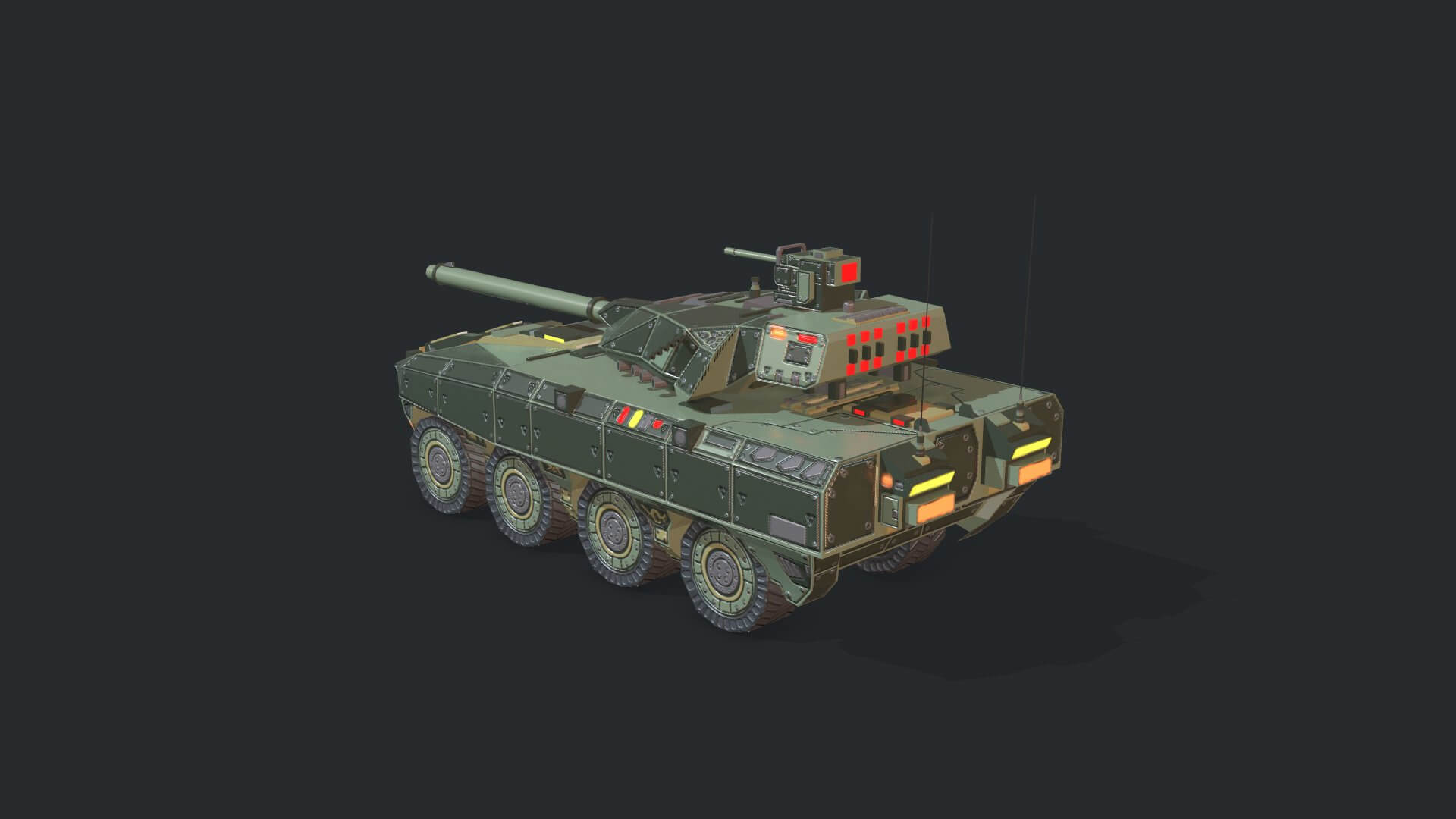 Warp A2 Predator Tank Assault Gim - 3D Model by PaburoVIII