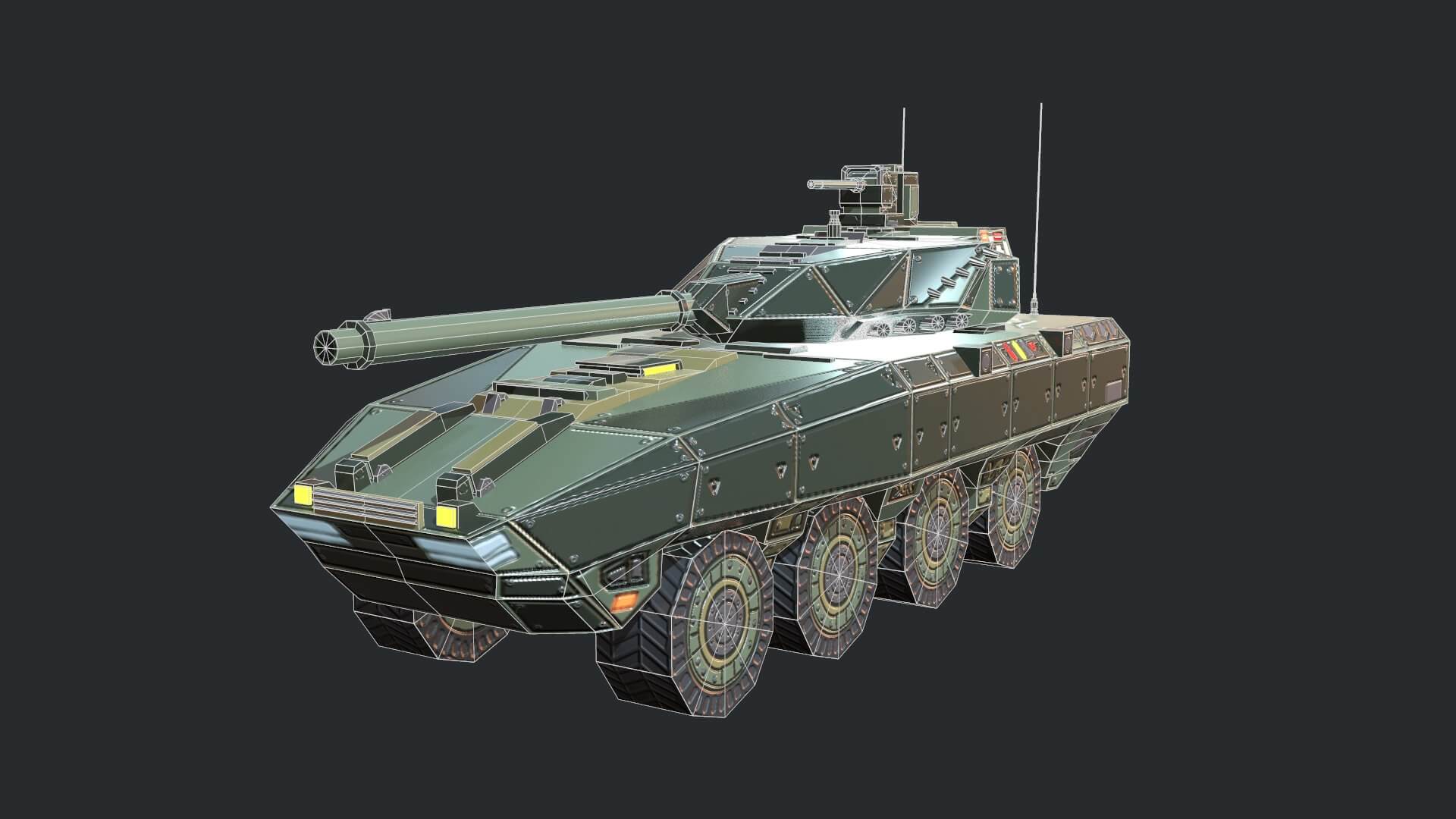 Warp A2 Predator Tank Assault Gim - 3D Model by PaburoVIII