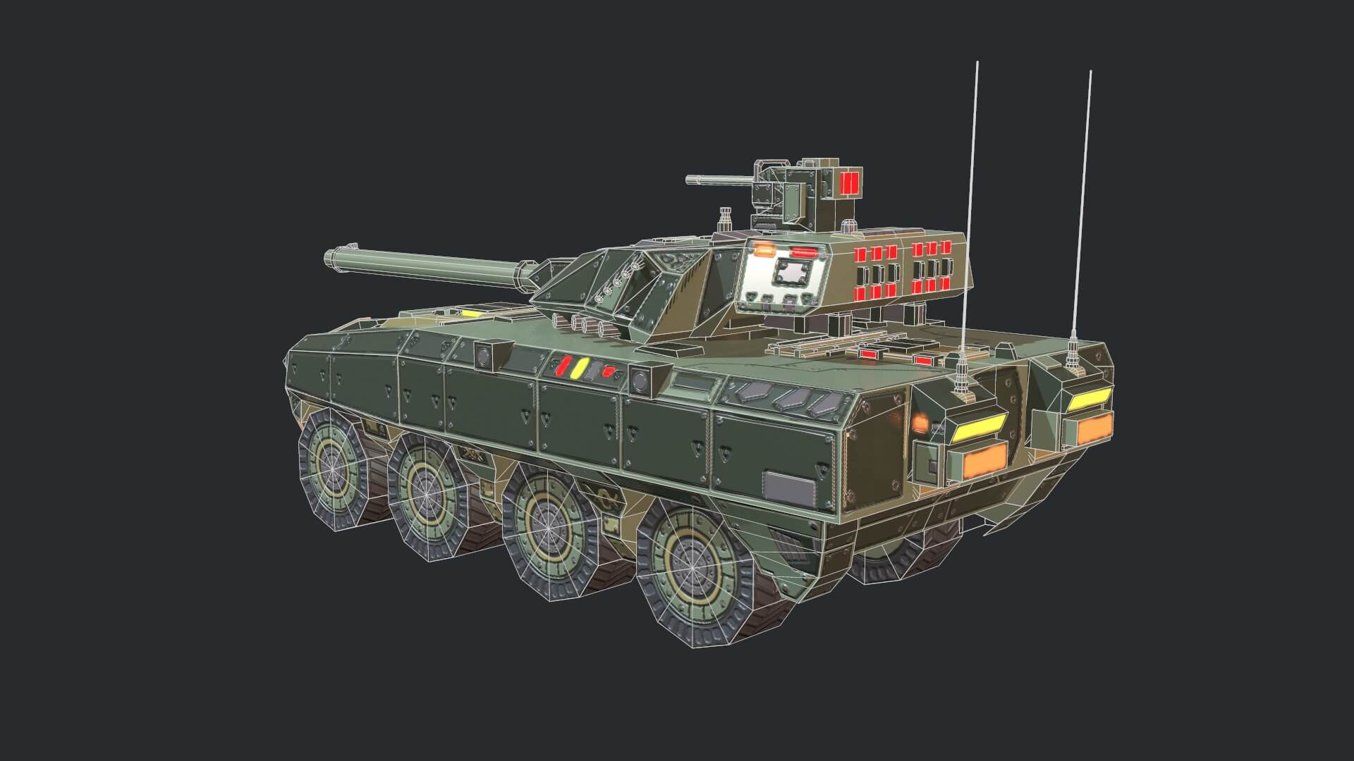 Warp A2 Predator Tank Assault Gim - 3D Model by PaburoVIII