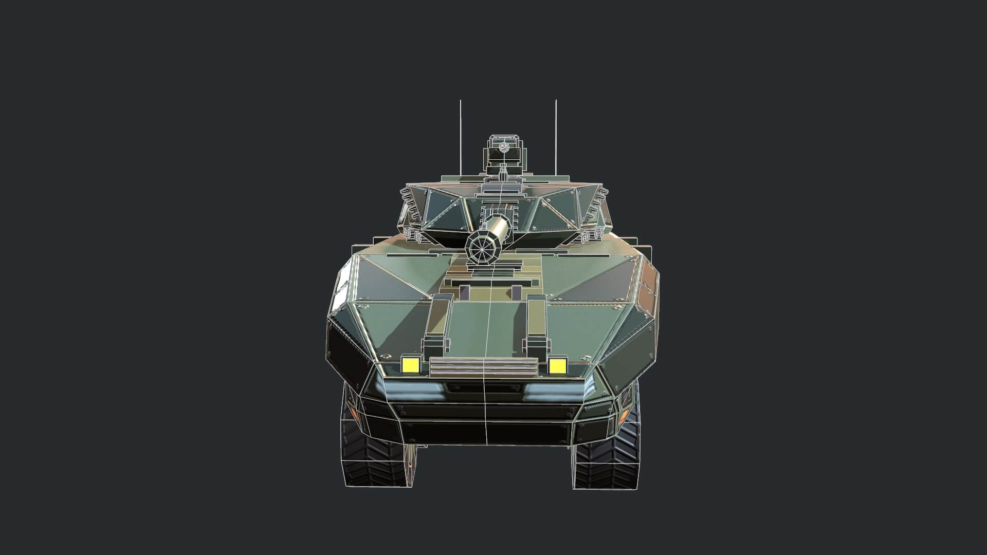 Warp A2 Predator Tank Assault Gim - 3D Model by PaburoVIII