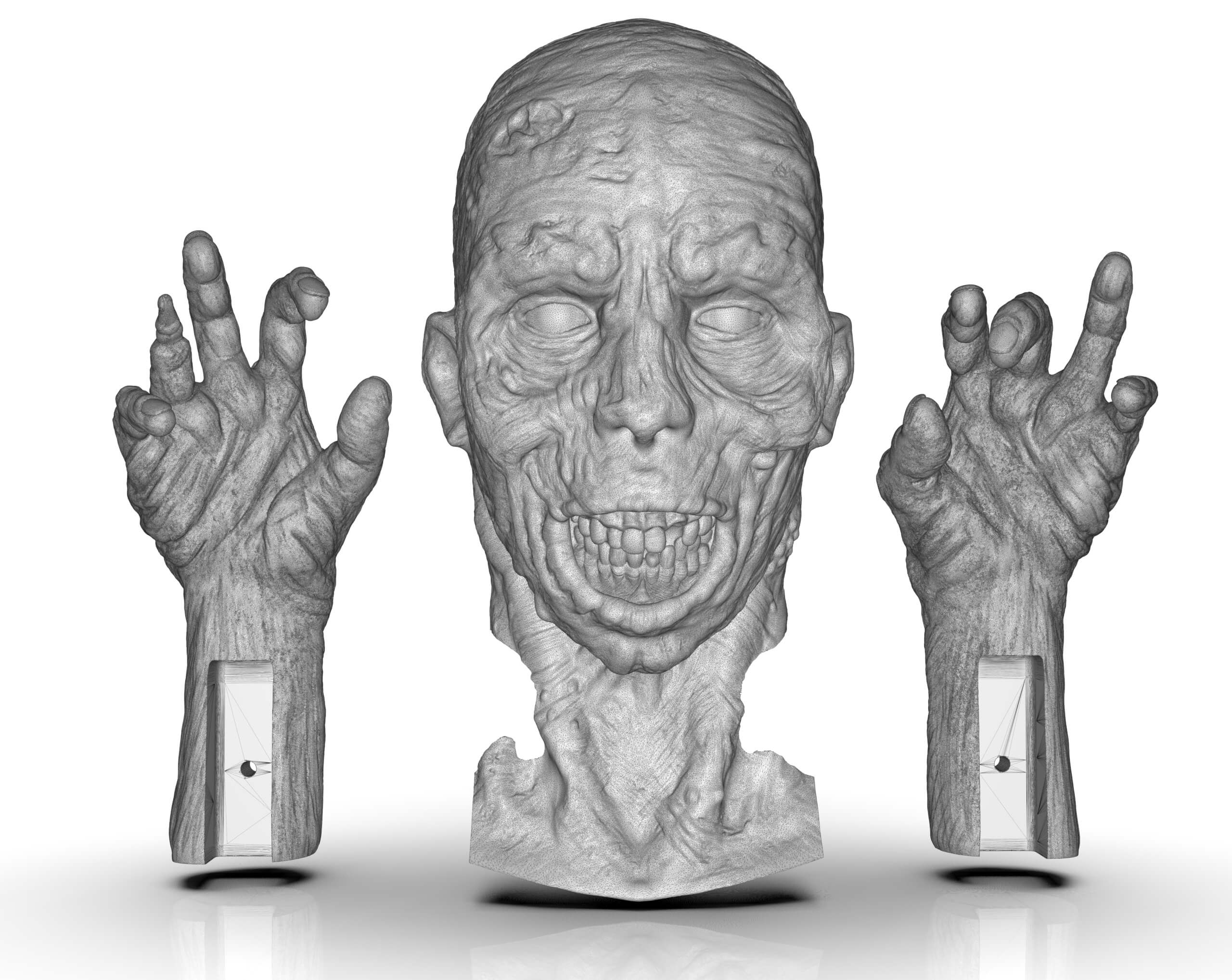 Zombie Parts - 3D Model by PaburoVIII