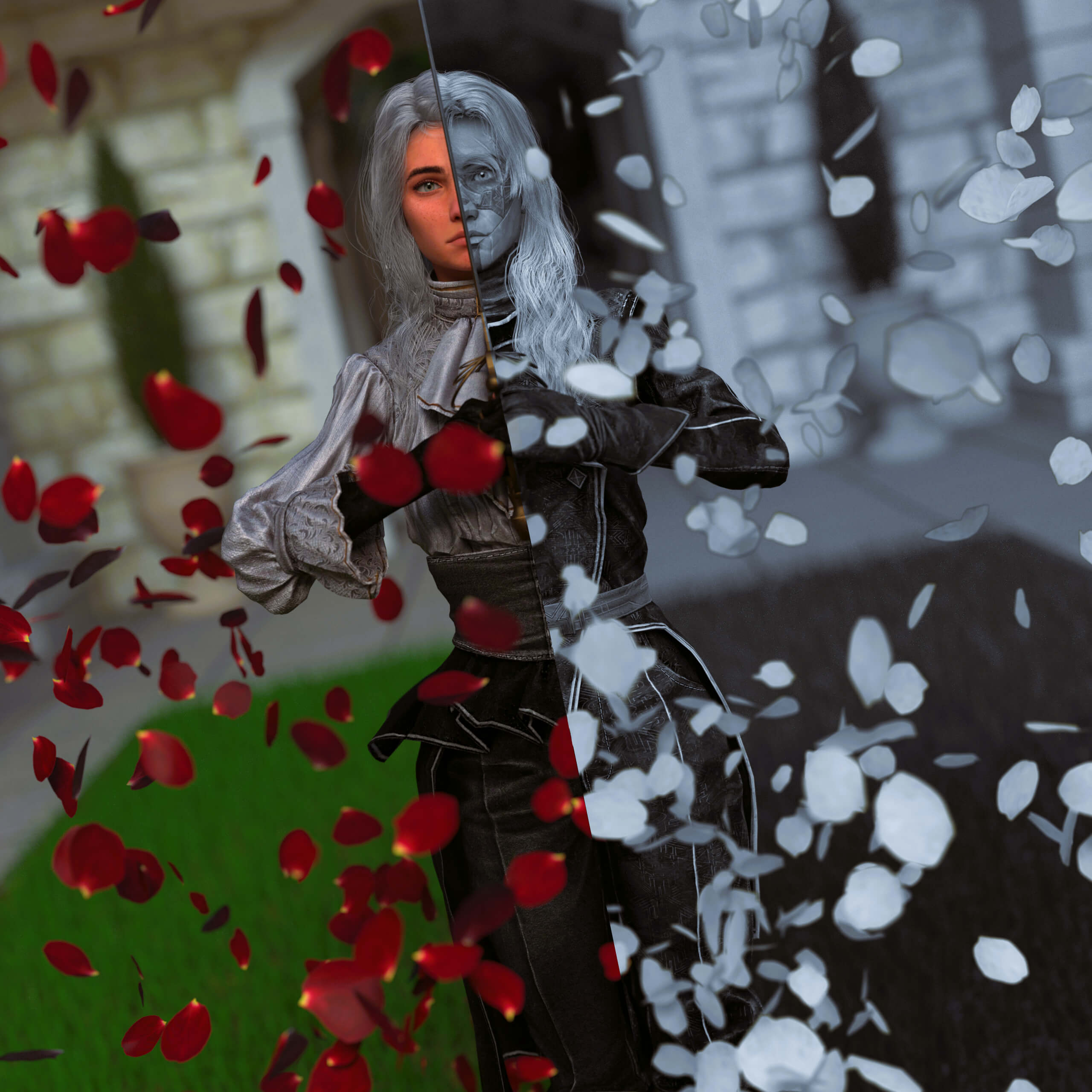 Alicia 3D Render, Digital Art by PachaSolas