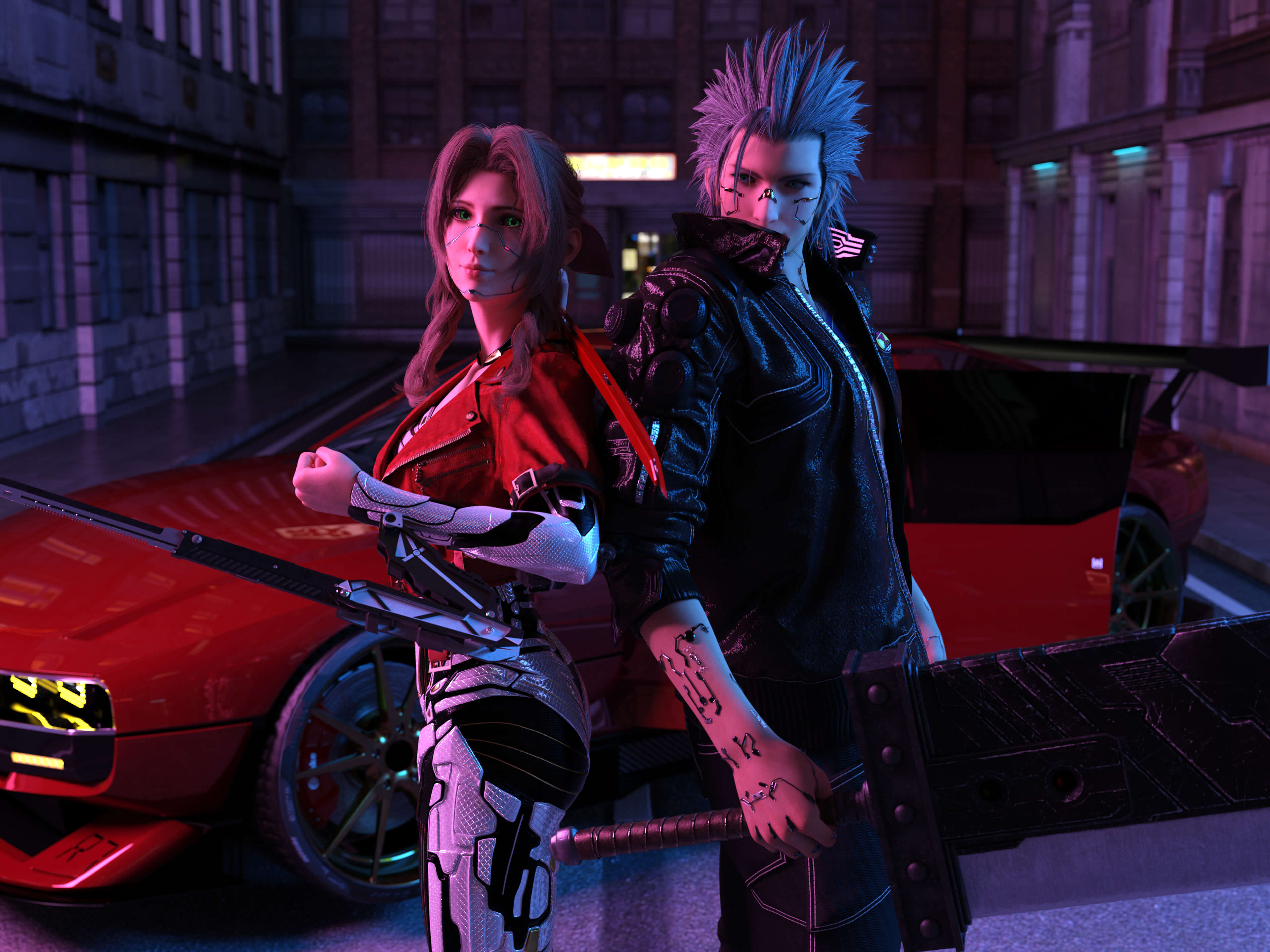 Cyber Fantasy 3D Render, Digital Art by PachaSolas