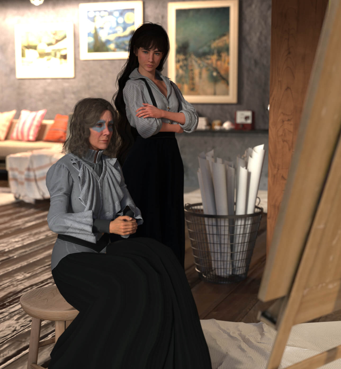 Expedition 33 - Family 3D Render, Digital Art by PachaSolas